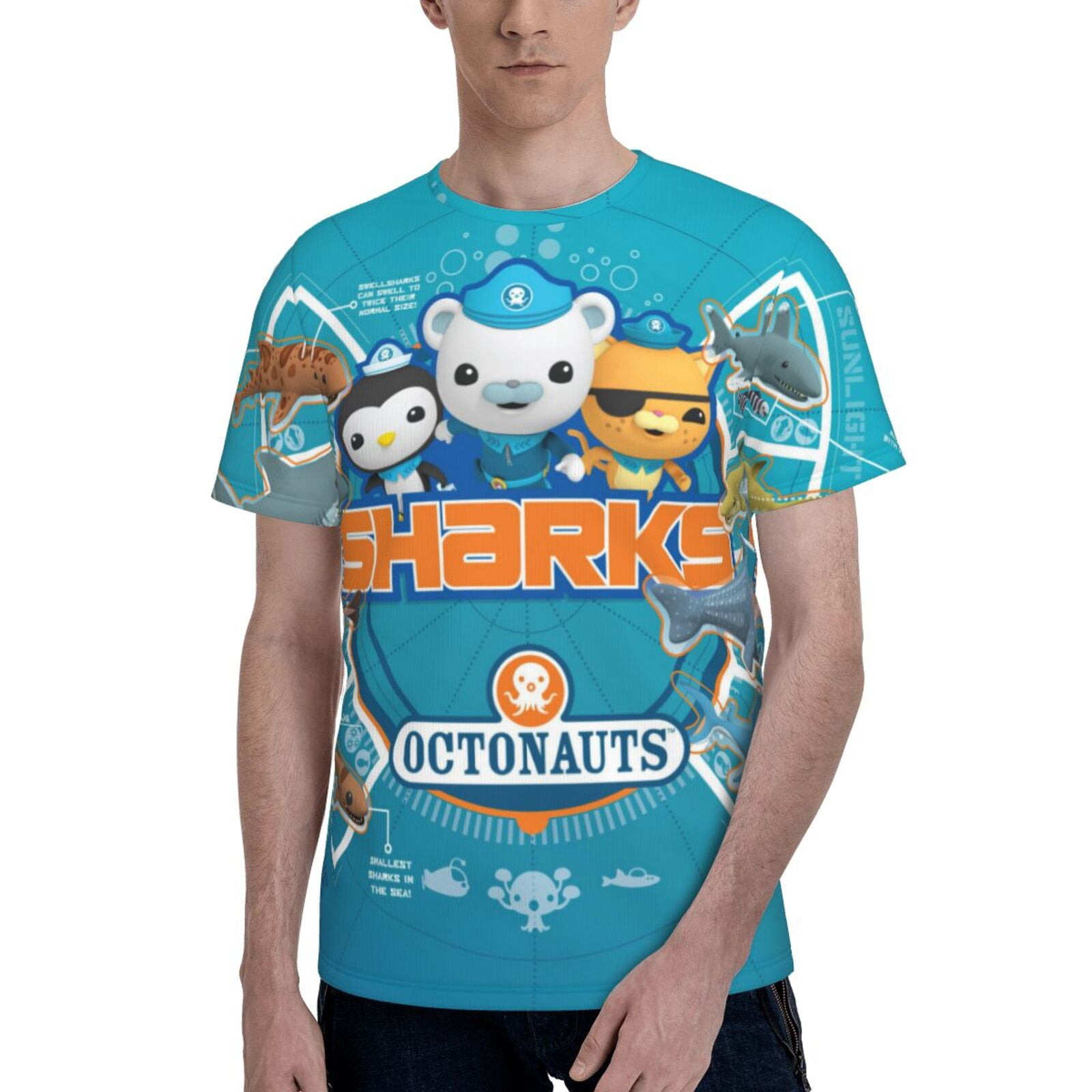 Octonauts Shirt 3d Printed T Shirt Crewneck Short Sleeve Top Tees For ...