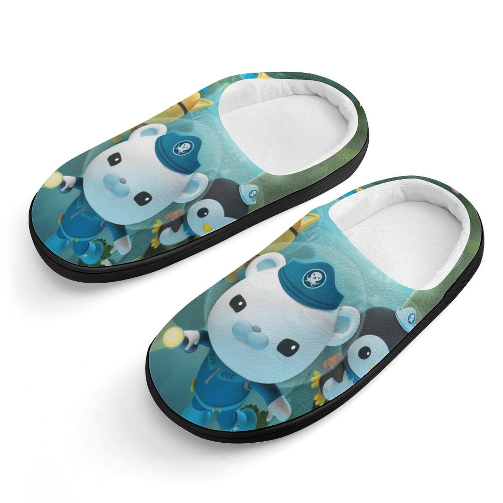 Octonauts Slippers for Kids, Cute Soft Plush Anti-slip Fluffy Fuzzy ...