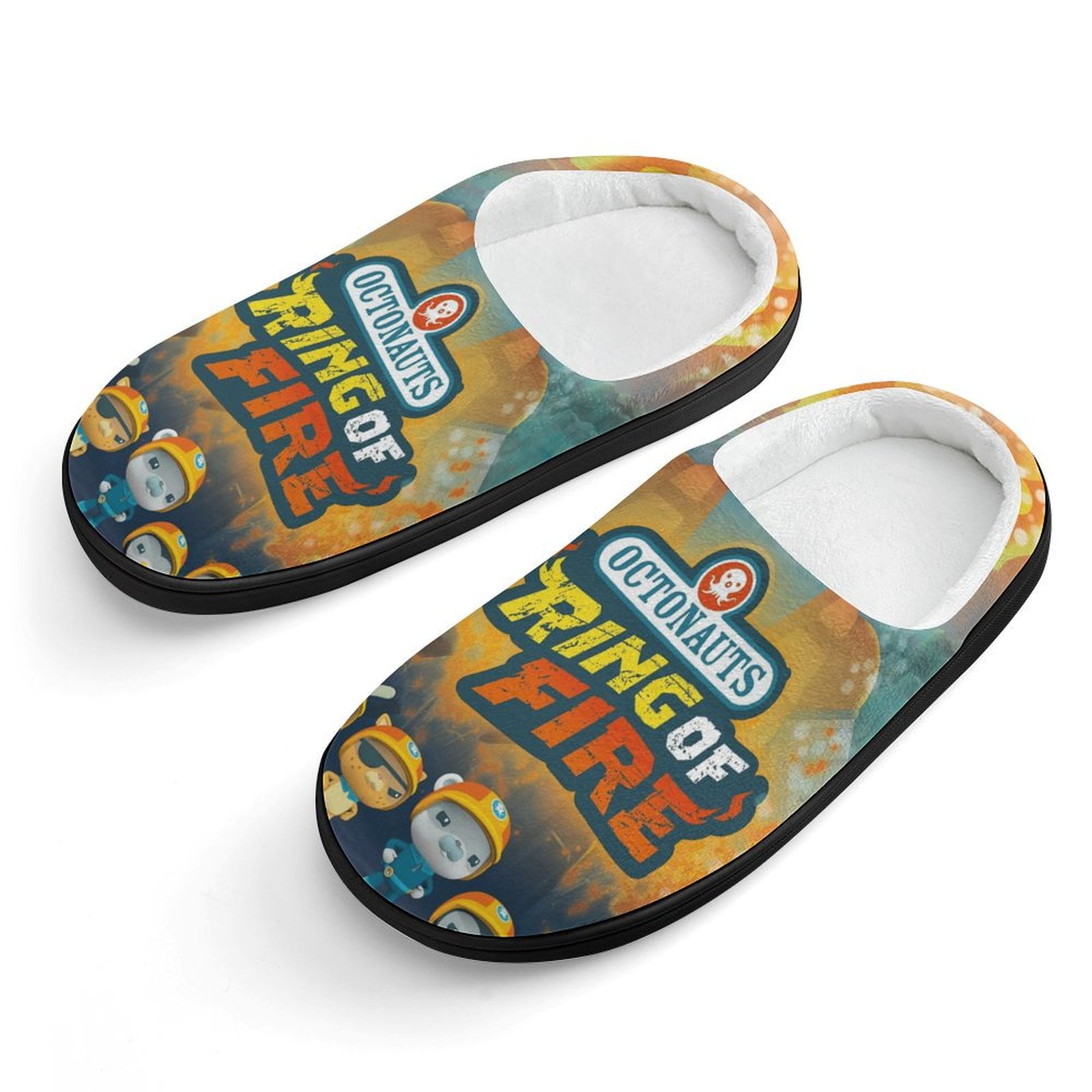 Octonauts Slippers for Kids, Cute Soft Plush Anti-slip Fluffy Fuzzy ...