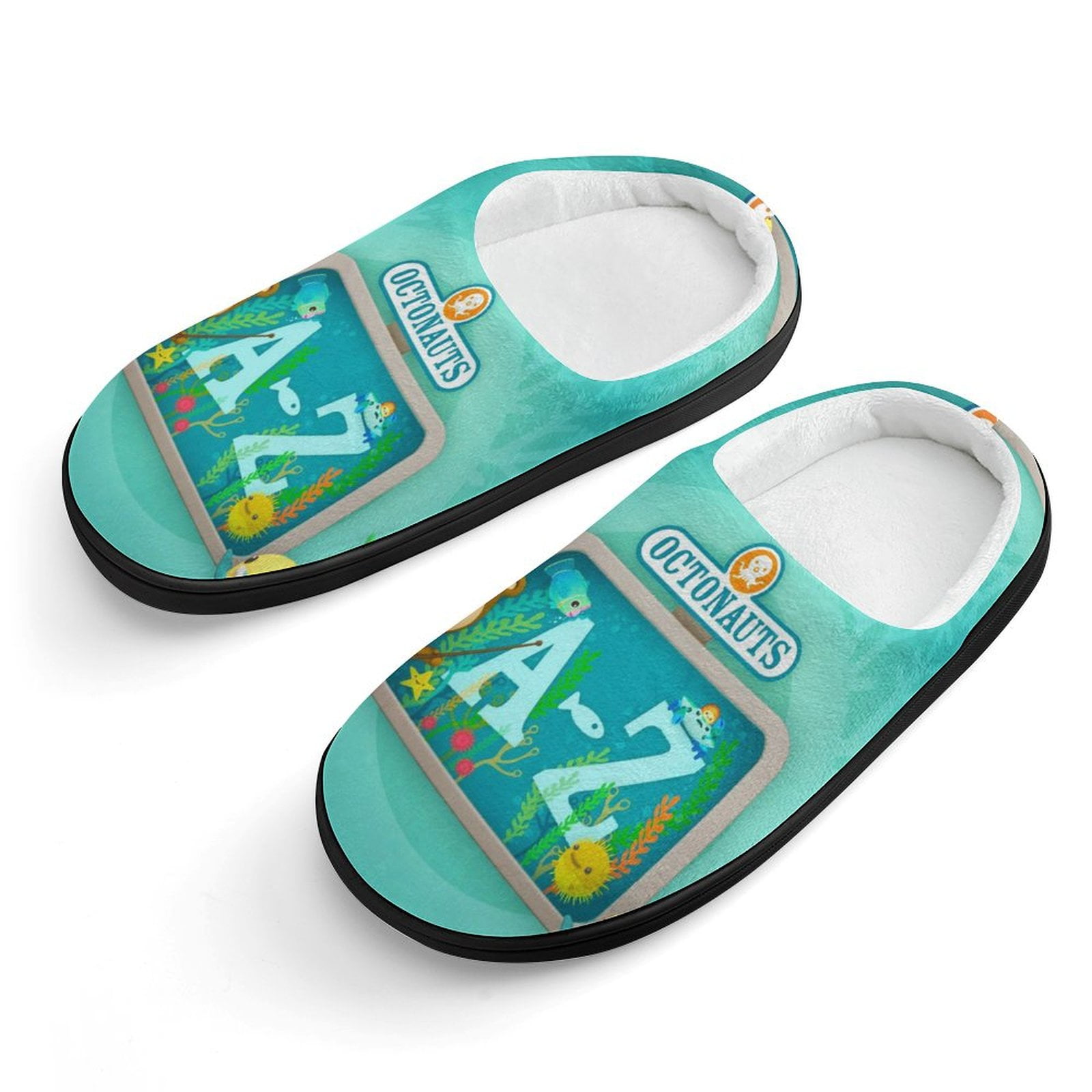 Octonauts Slippers for Kids, Cute Soft Plush Anti-slip Fluffy Fuzzy ...