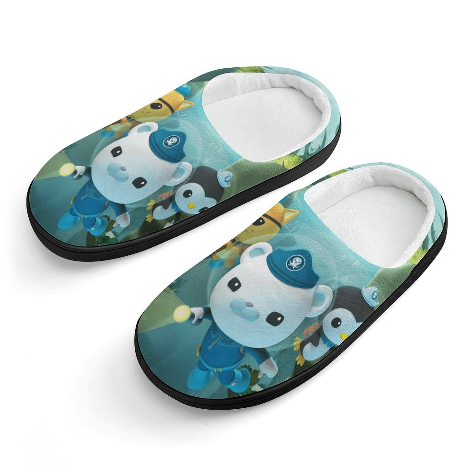 Octonauts Slippers for Kids, Cute Soft Plush Anti-slip Fluffy Fuzzy ...