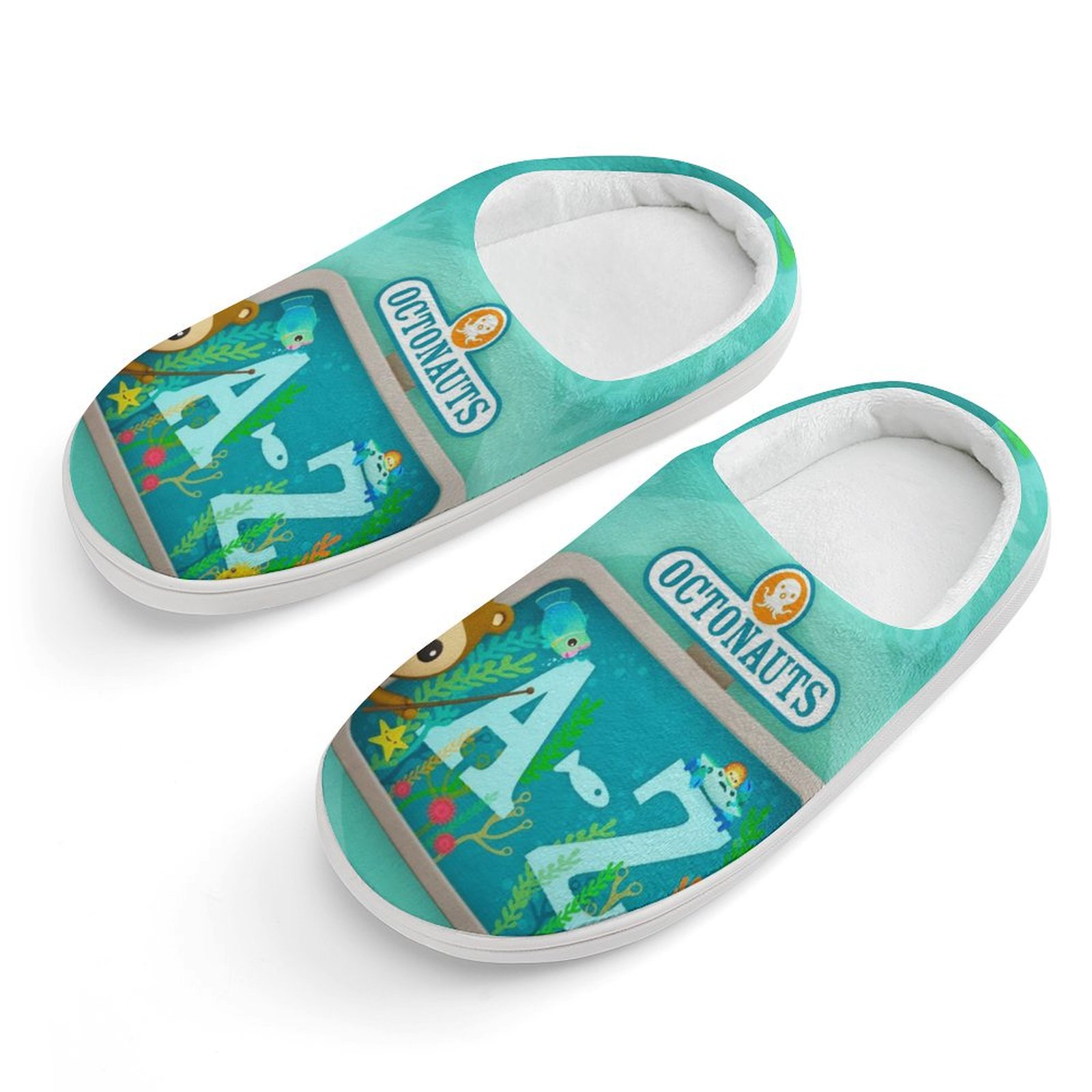 Octonauts Slippers for Kids, Cute Soft Plush Anti-slip Fluffy Fuzzy ...