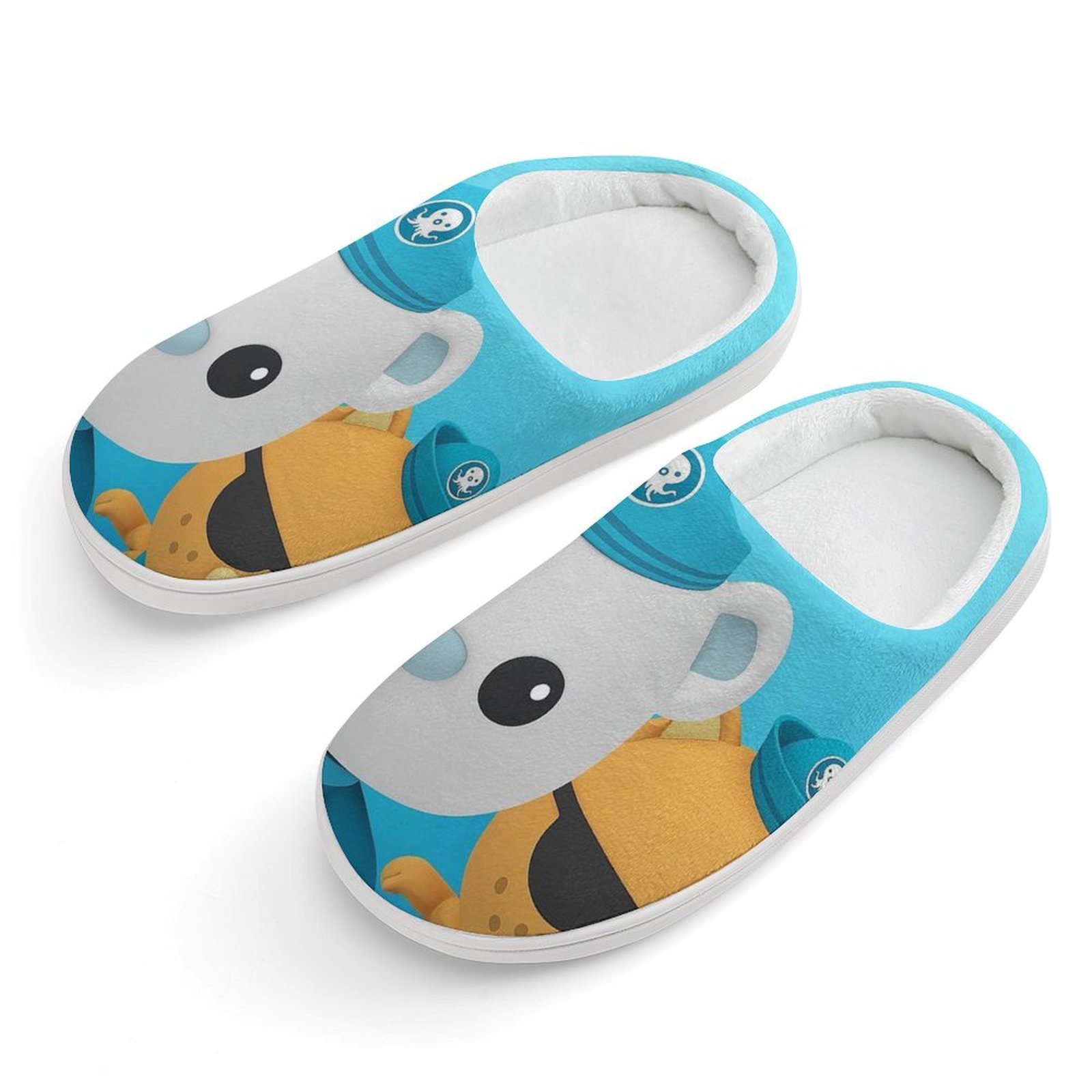 Octonauts Slippers for Kids, Cute Soft Plush Anti-slip Fluffy Fuzzy ...