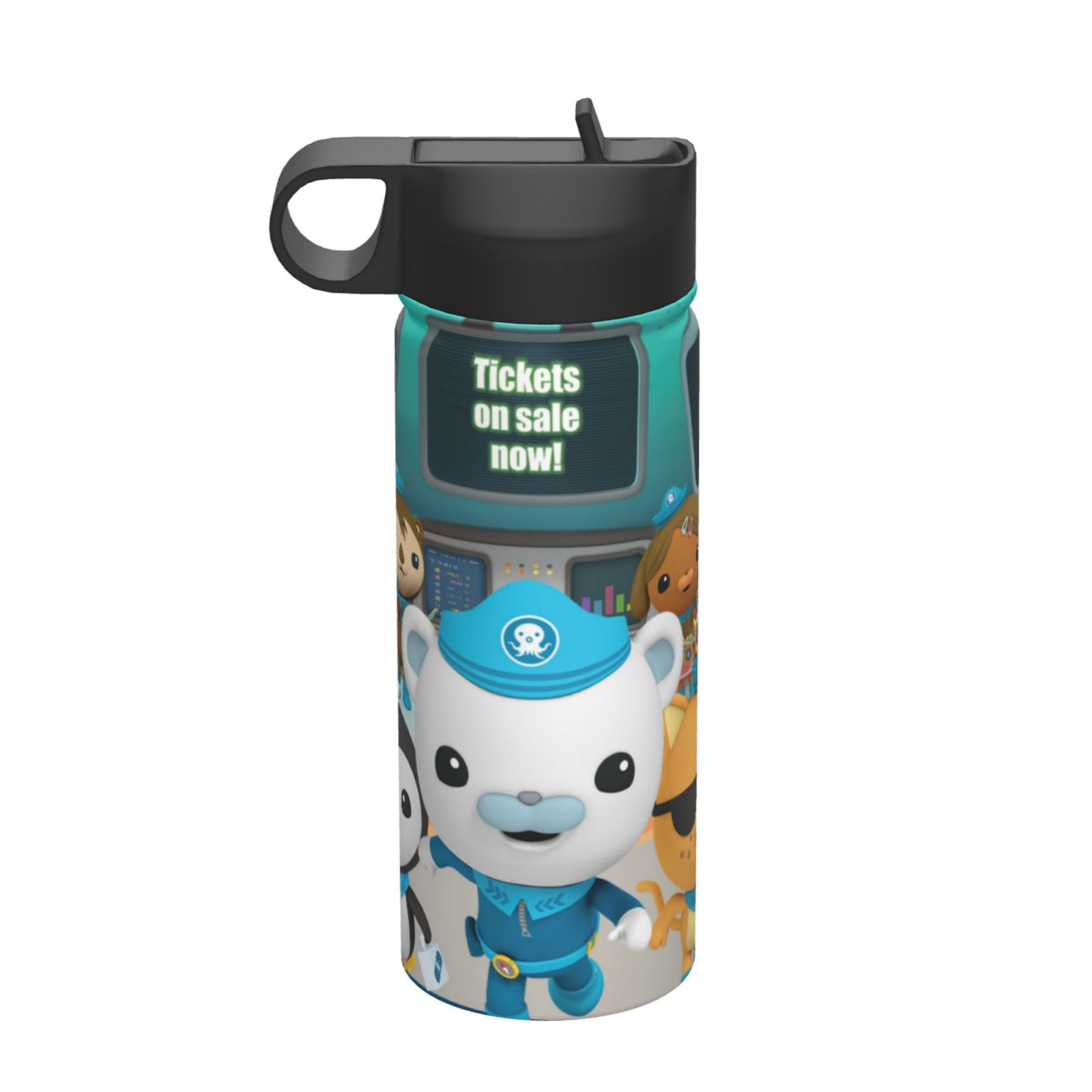 Octonauts Stainless Steel Water Bottle, 18oz Double Walled Vacuum ...