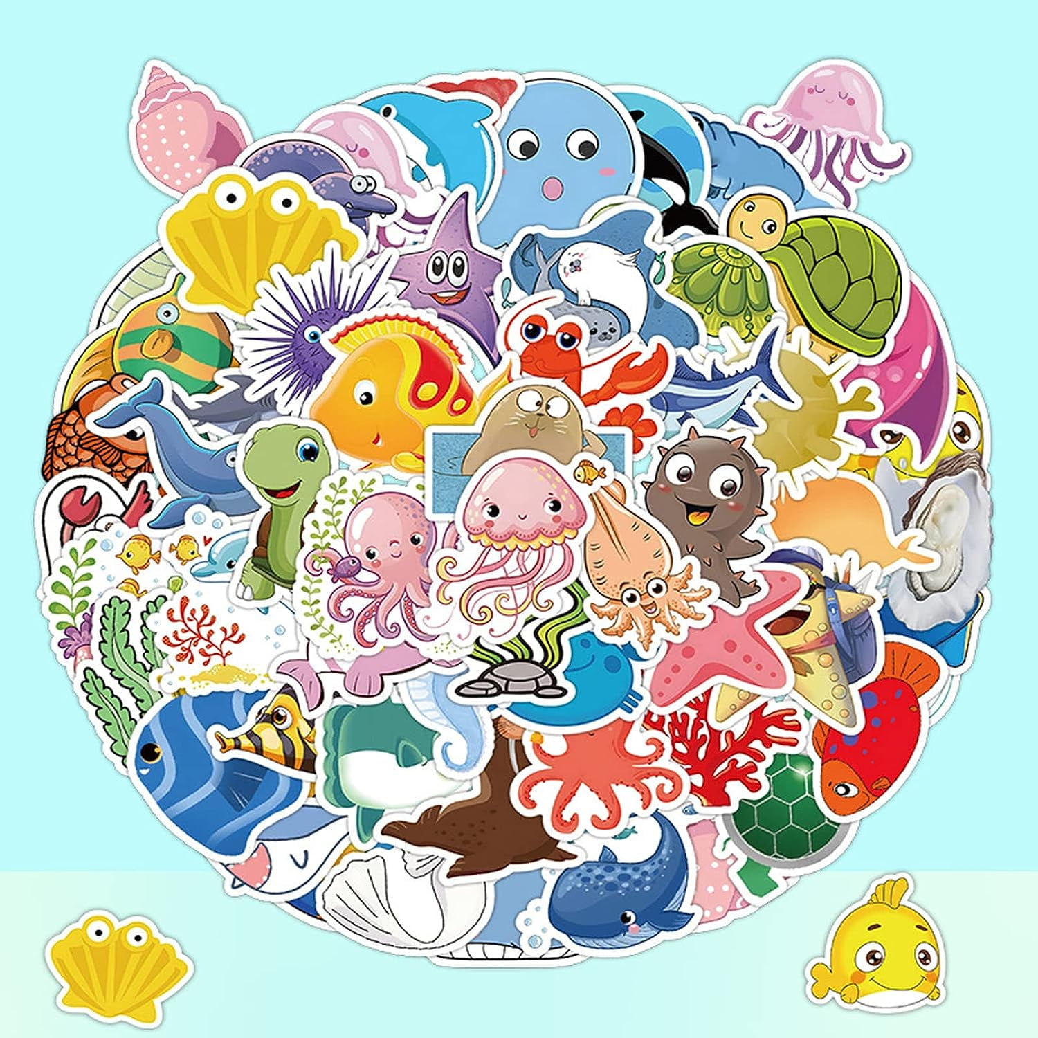 The Octonauts Sticker Pack of 50 Stickers - Waterproof Durable Stickers ...