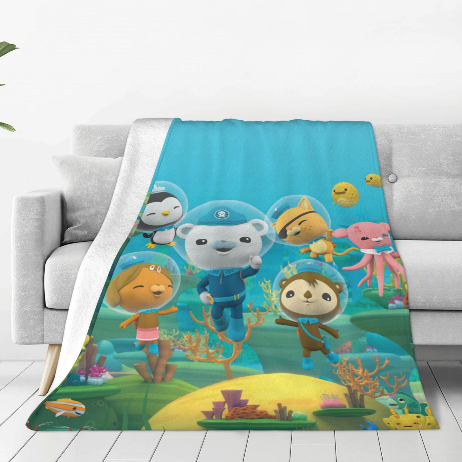 Octonauts Super Soft Blanket Cute Blanket All Season Flannel Fleece ...