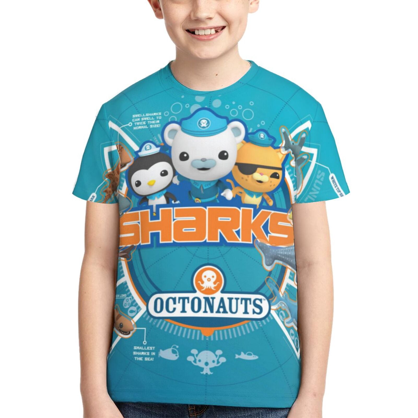 Octonauts T Shirts 3d Printed Short Sleeve Tee Shirt For Boys Girls ...