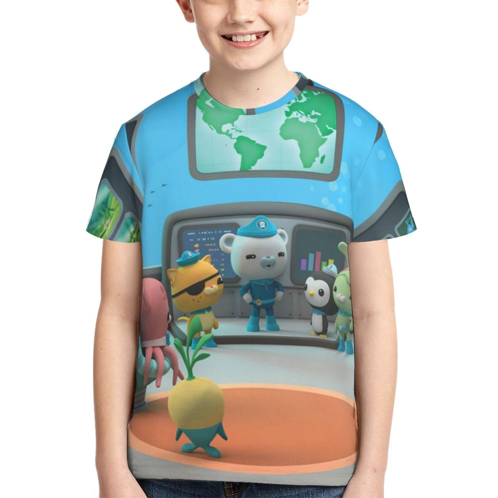 Octonauts T Shirts 3d Printed Short Sleeve Tee Shirt For Boys Girls ...