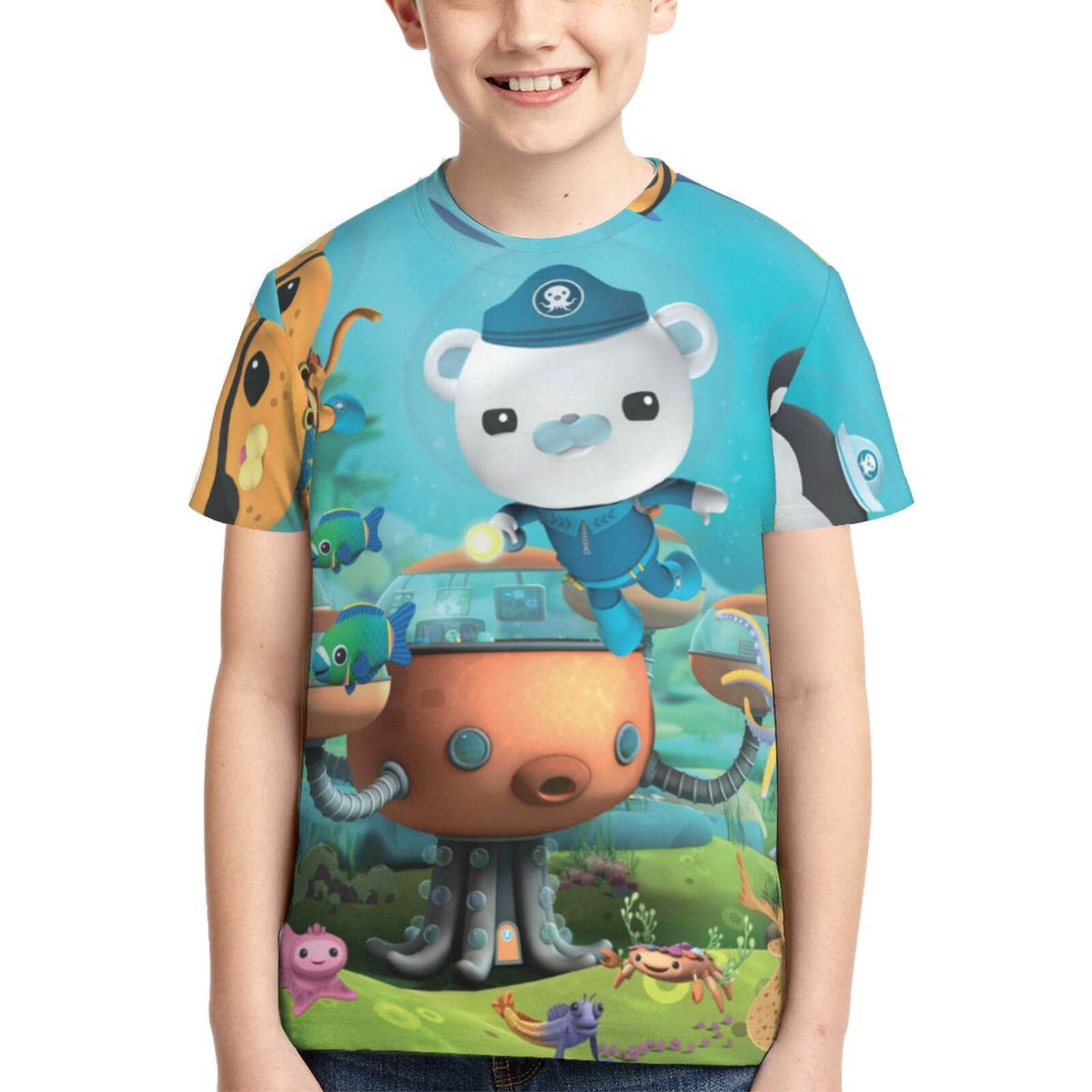 Octonauts T Shirts 3d Printed Short Sleeve Tee Shirt For Boys Girls ...