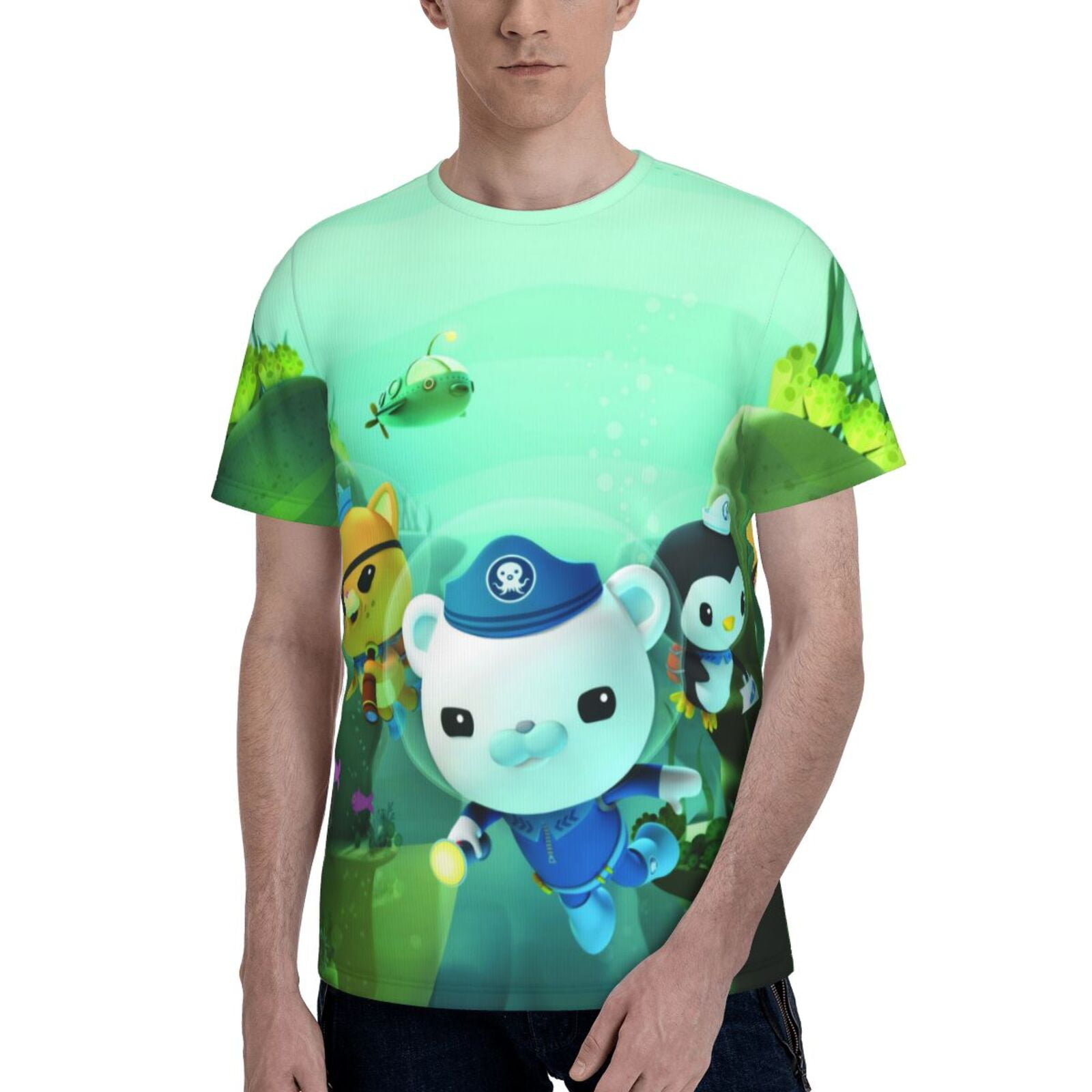 Octonauts T-Shirts 3d Printed Short Sleeve Tee Shirt For Men - Walmart.com