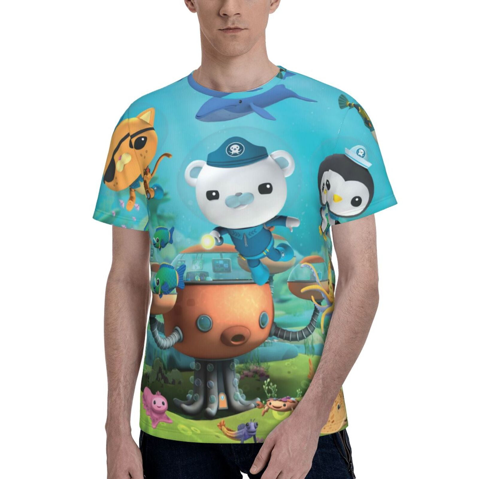 Octonauts T-Shirts 3d Printed Short Sleeve Tee Shirt For Men - Walmart.com