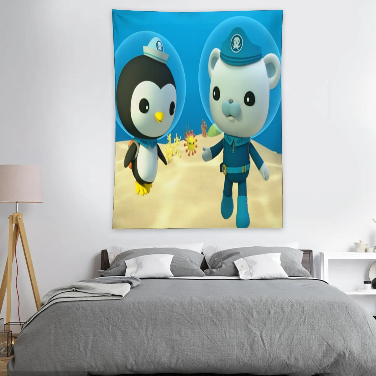 Octonauts Tapestry Gift Wall Hanging Backdrop for Room Bedroom Girls Or ...