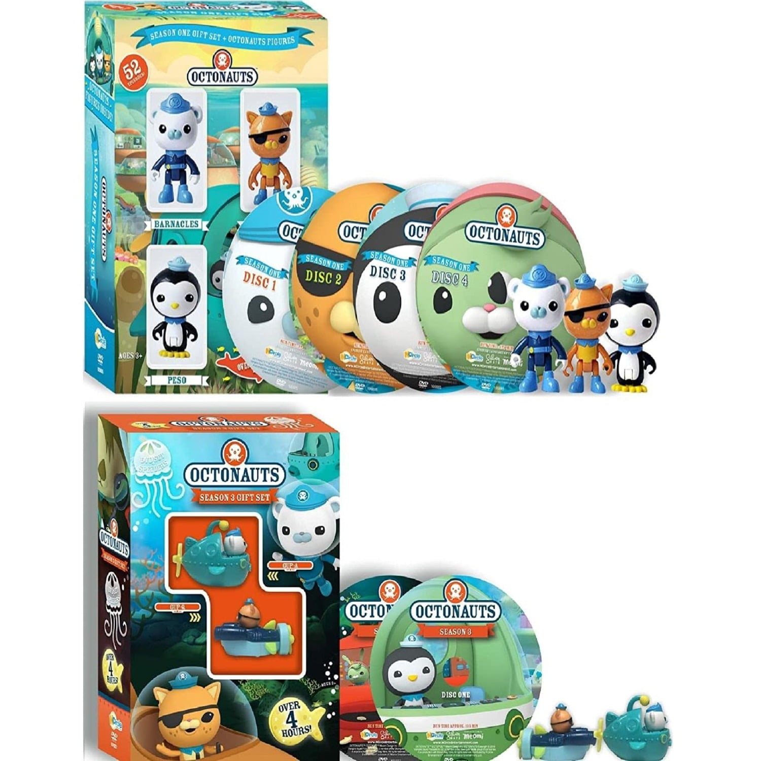 Octonauts The Complete Season 1 / 3 (6 Disc DVD -Over 16.5 Hours - 75 ...