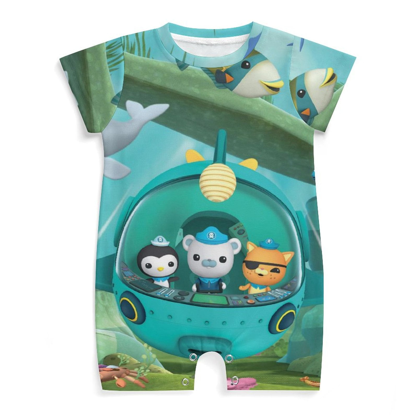 Octonauts The Great Barrier Reef Baby Romper Jumpsuit Summer Short ...