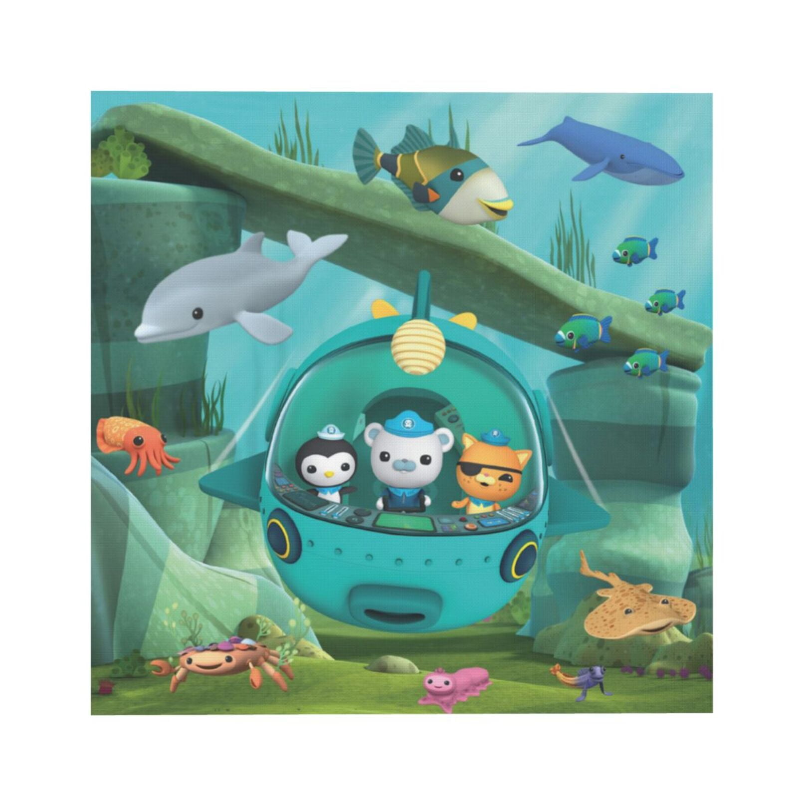 Octonauts The Great Barrier Reef Canvas Decorative Poster Square ...