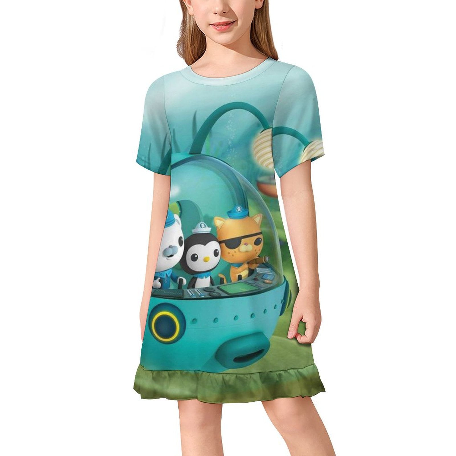 Octonauts The Great Barrier Reef Children's Short Sleeved Dress 3D ...