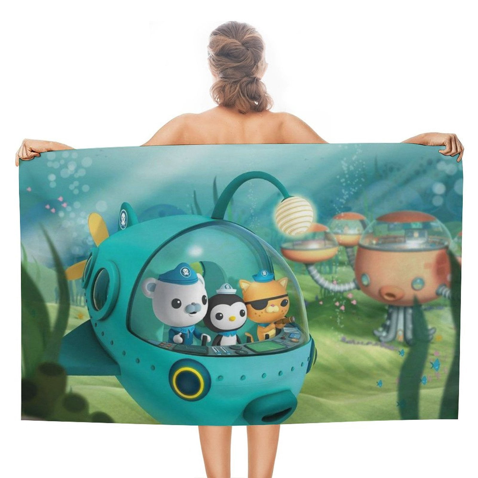 Octonauts The Great Barrier Reef Quick-Dry Beach Towel Microfiber Soft ...