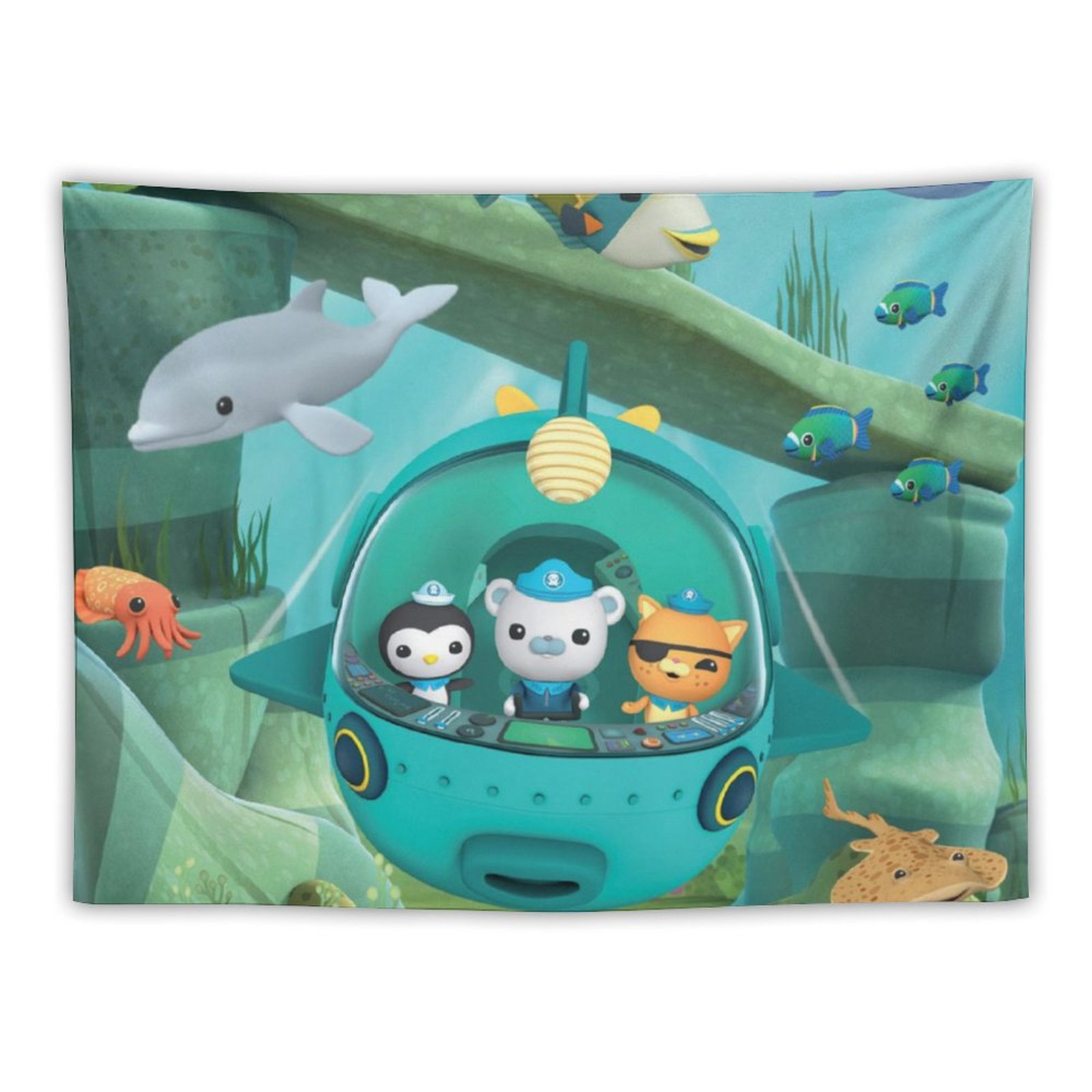 Octonauts The Great Barrier Reef Tapestry Luxury Wall Hanging ...