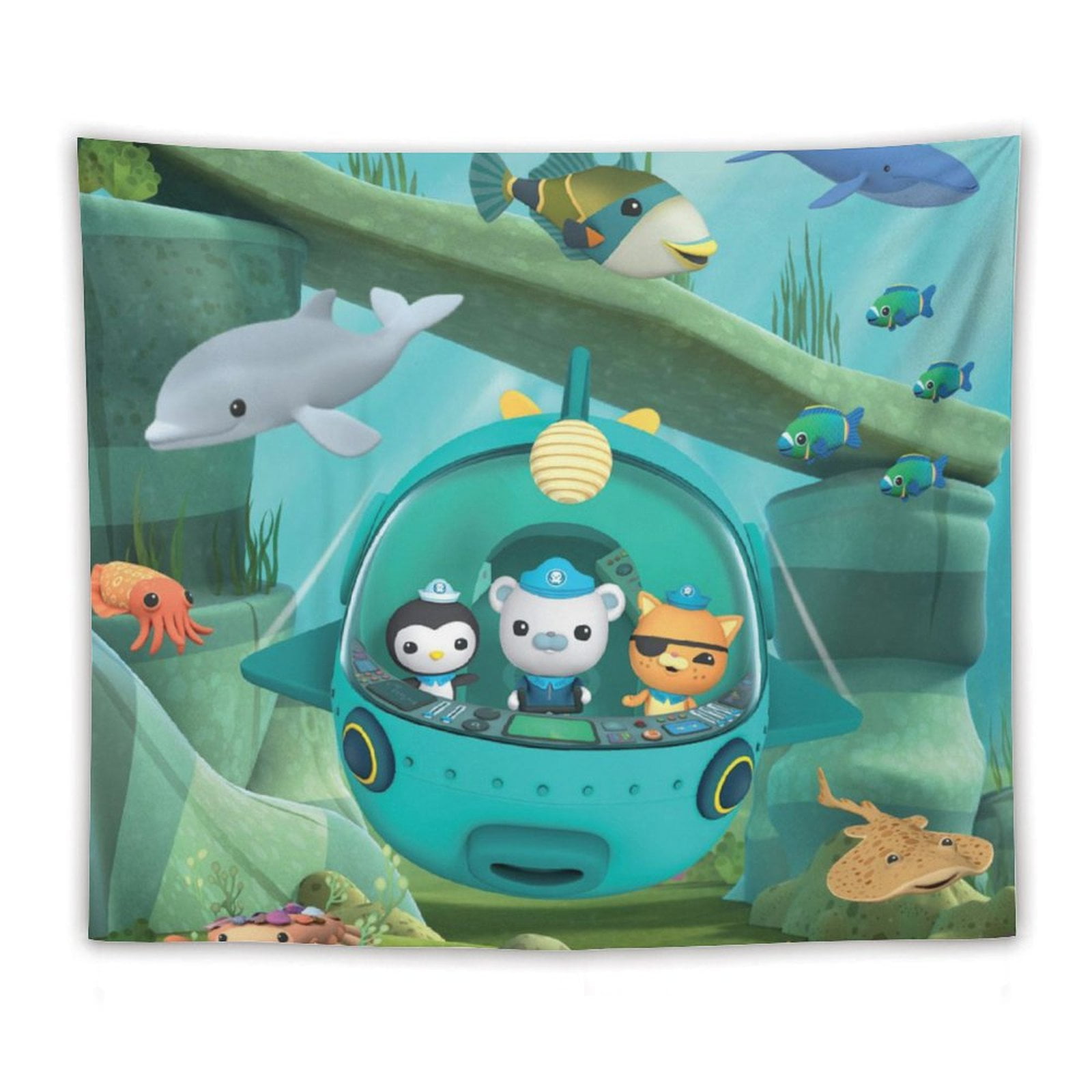 Octonauts The Great Barrier Reef Tapestry Luxury Wall Hanging ...