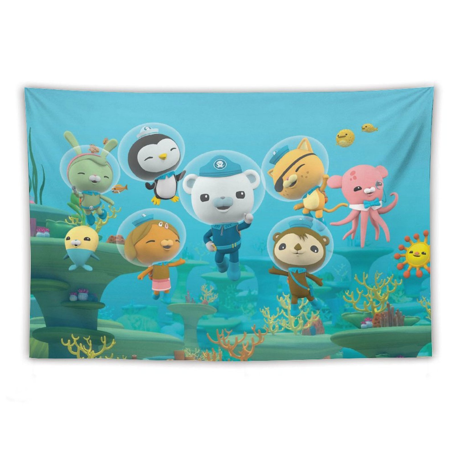 Octonauts The Great Barrier Reef Tapestry Luxury Wall Hanging ...