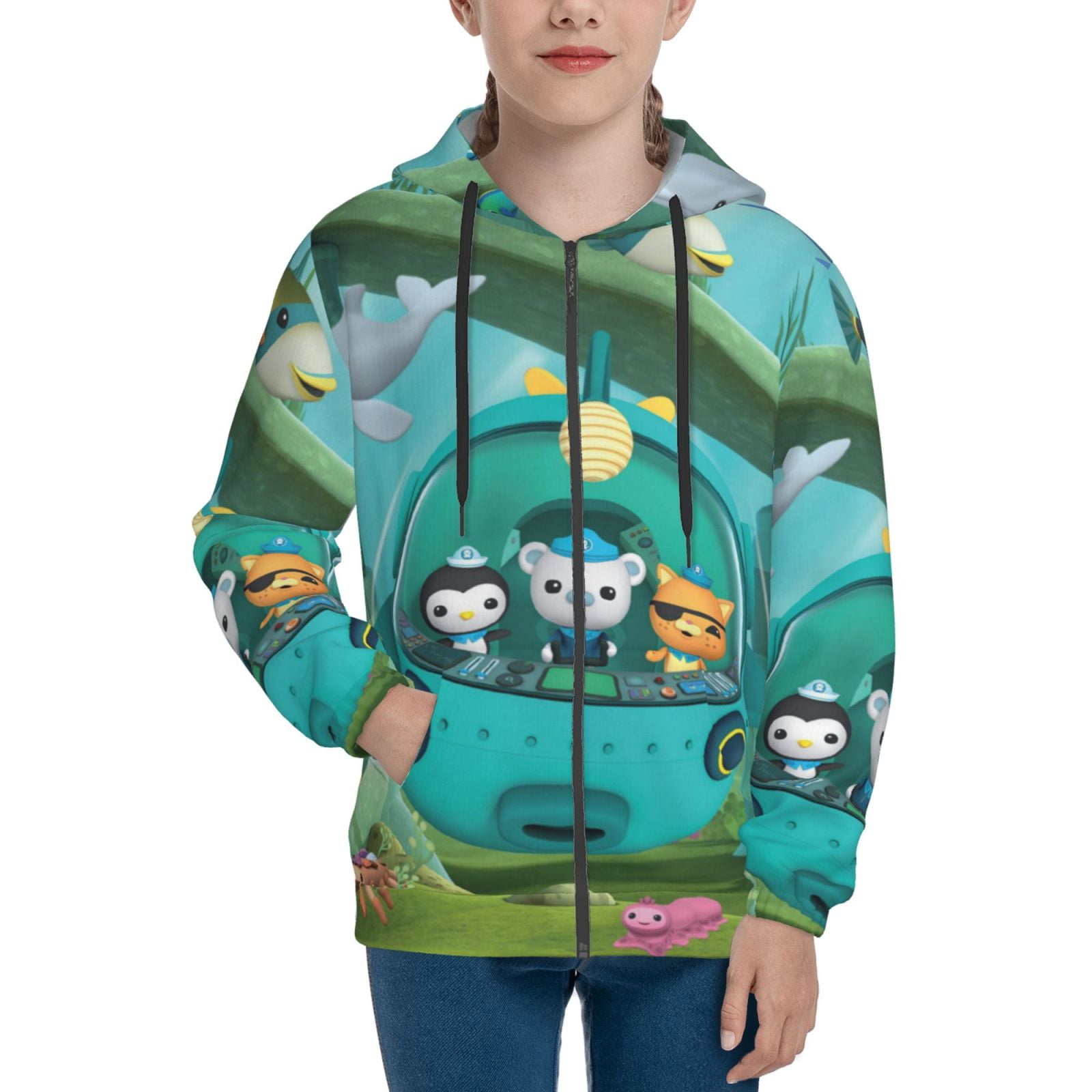 Octonauts The Great Barrier Reef Teen Sweatshirts Zipper Hoodies ...