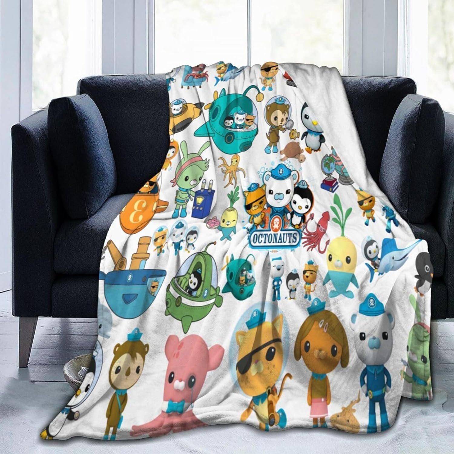 Octonauts Throw Blanket Fleece All Season Light Weight Living Room ...