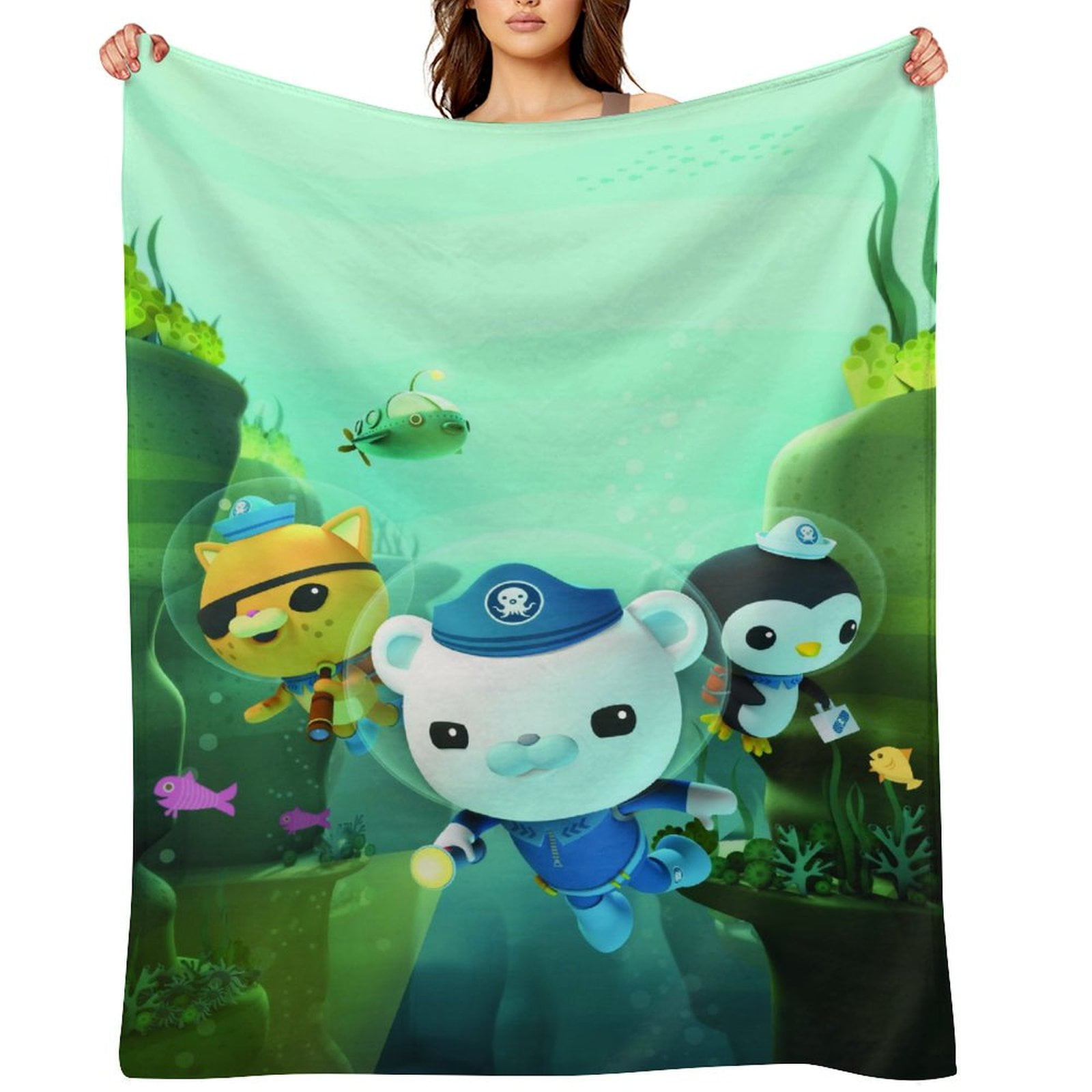 Octonauts Throw Blanket Soft Cozy Warm College Printing Oversized ...