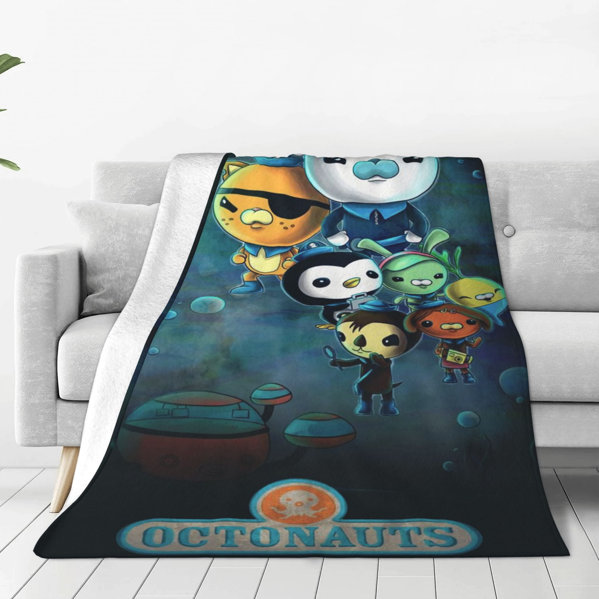 Octonauts Throw Blanket Soft Plush Travel Blanket For Bedroom Living ...