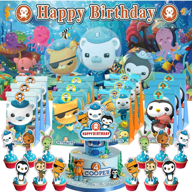 Octonauts Treat Bags Candy Decorations Party Favor Supplies Birthday ...