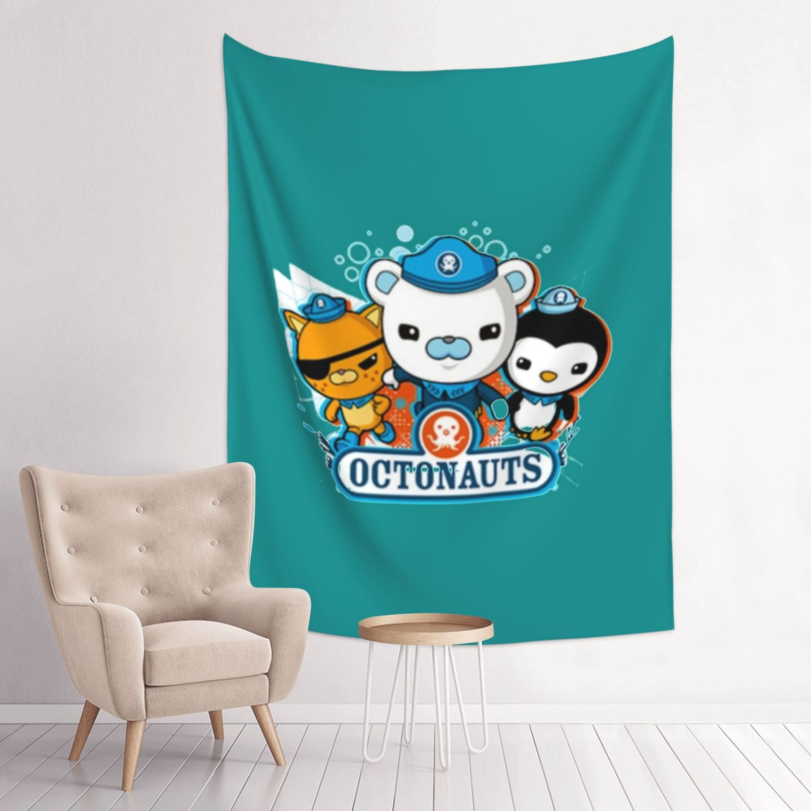Octonau-t Wall Art Cartoon Tapestry Hanging In Bedroom Living Room Cafe ...