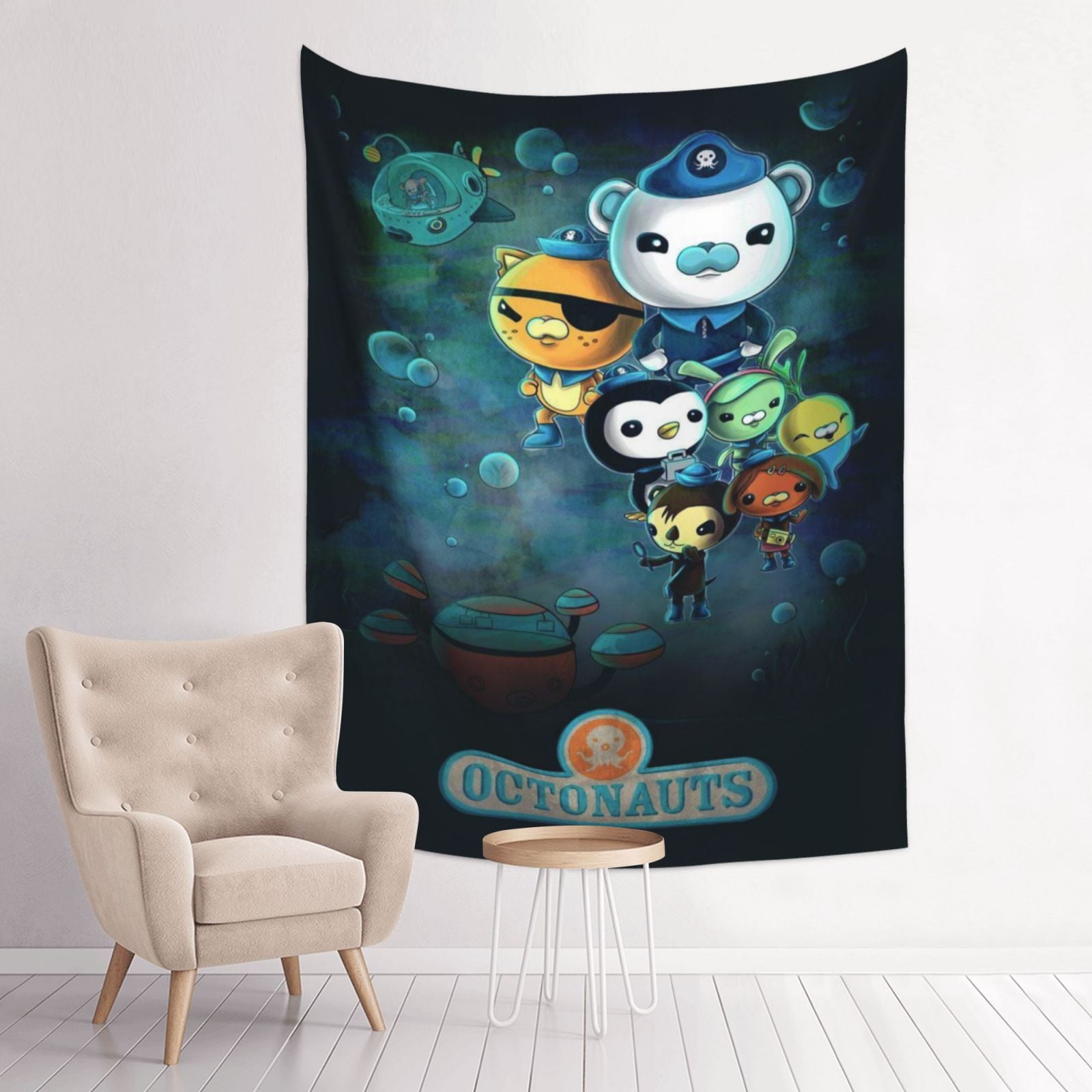 Octonau-t Wall Art Cartoon Tapestry Hanging In Bedroom Living Room Cafe ...