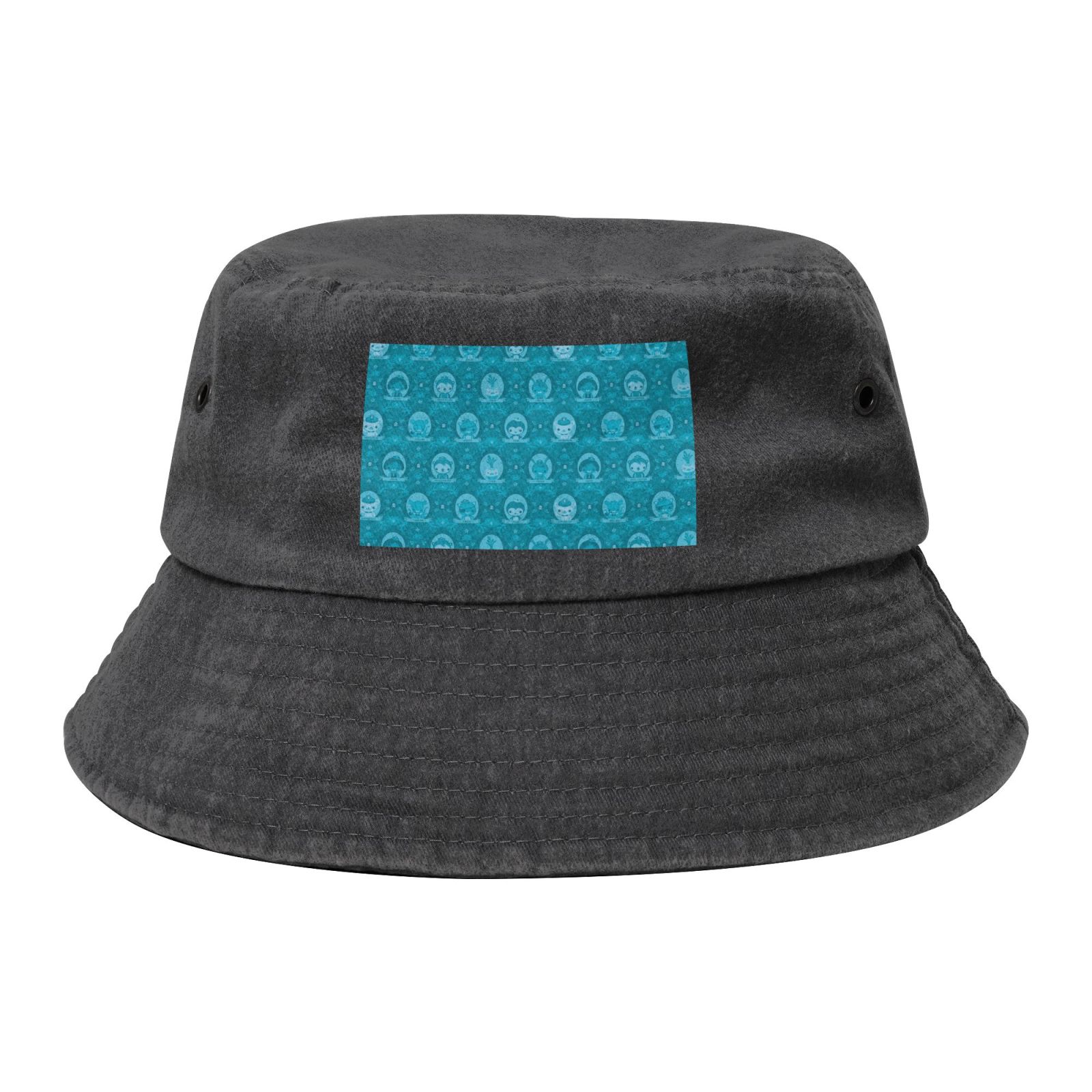 Octonauts Washed Denim Sun Hats for Men Women Bucket Hat Wide Brim UV ...