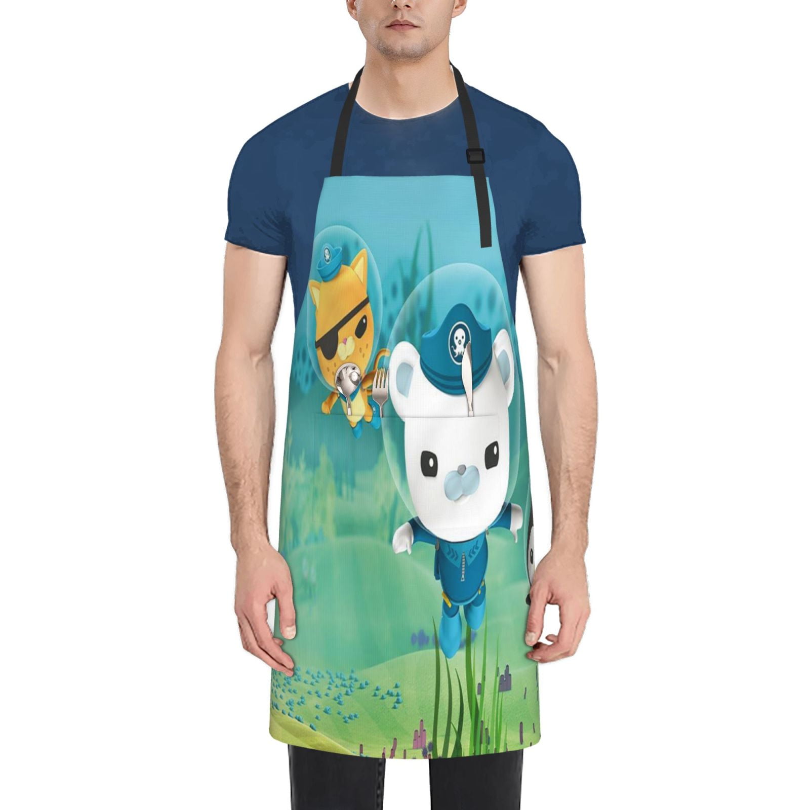 Octonauts Waterproof Cooking Aprons, Adjustable Bib Soft Chef Apron ...