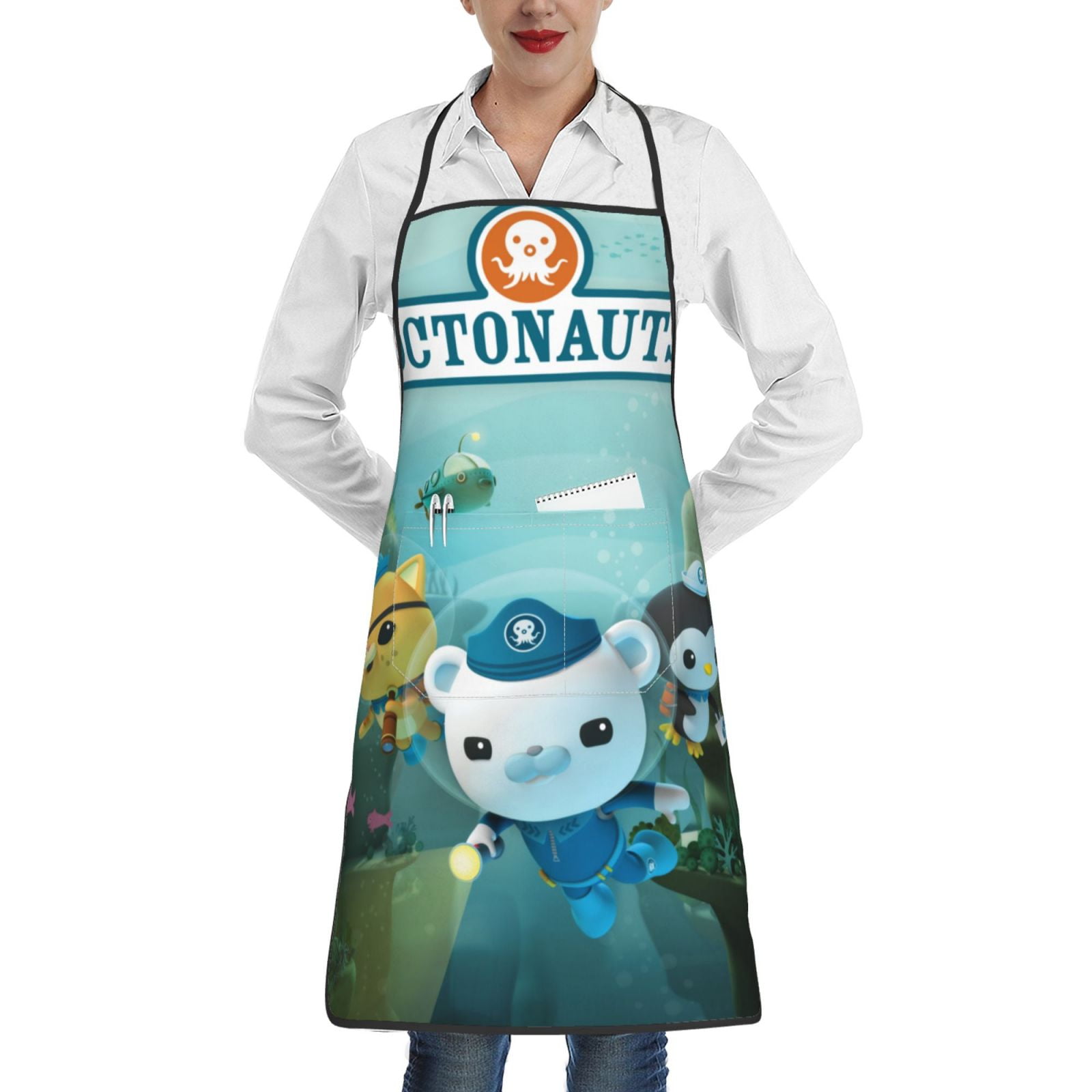 Octonauts Waterproof Cooking Aprons, Adjustable Bib Soft Chef Apron ...