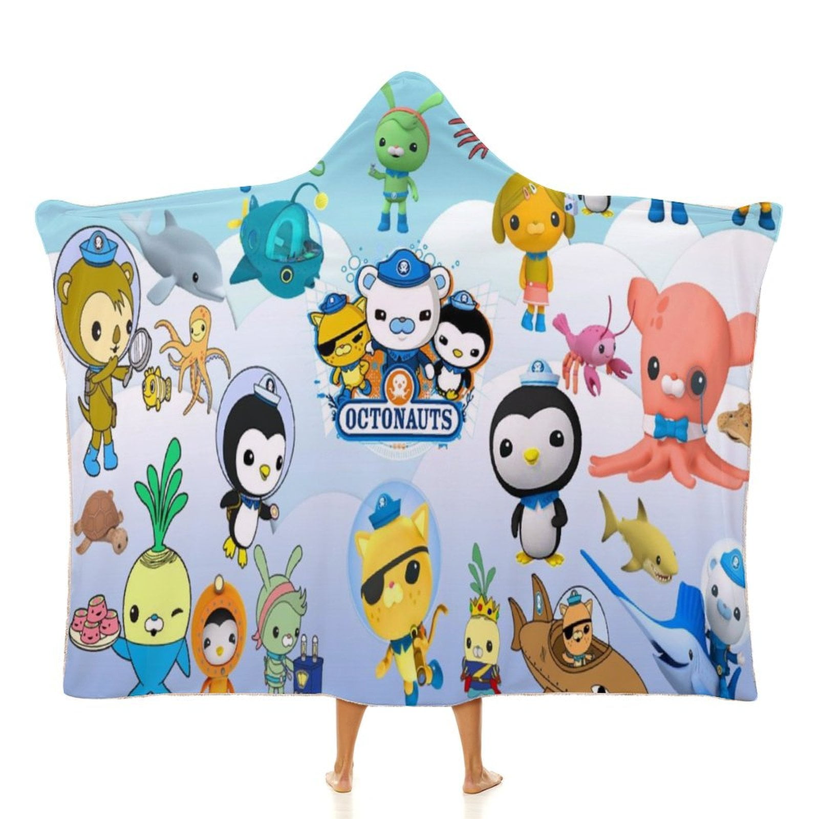 Octonauts Wearable Blanket Hoodie Throw Blanket Robe Cloak Blanket 40 ...