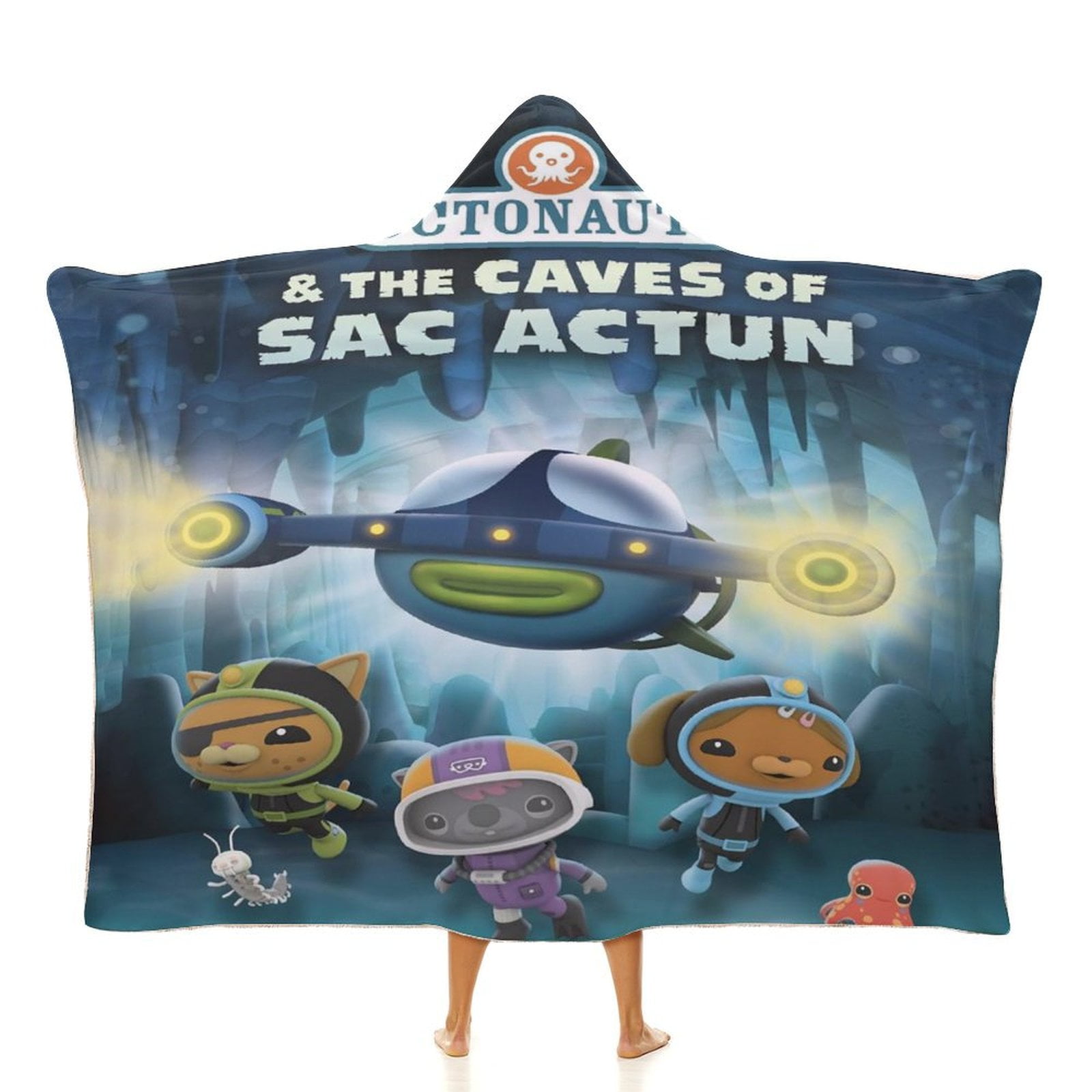 Octonauts Wearable Blanket Hoodie Throw Blanket Robe Cloak Blanket 50 ...