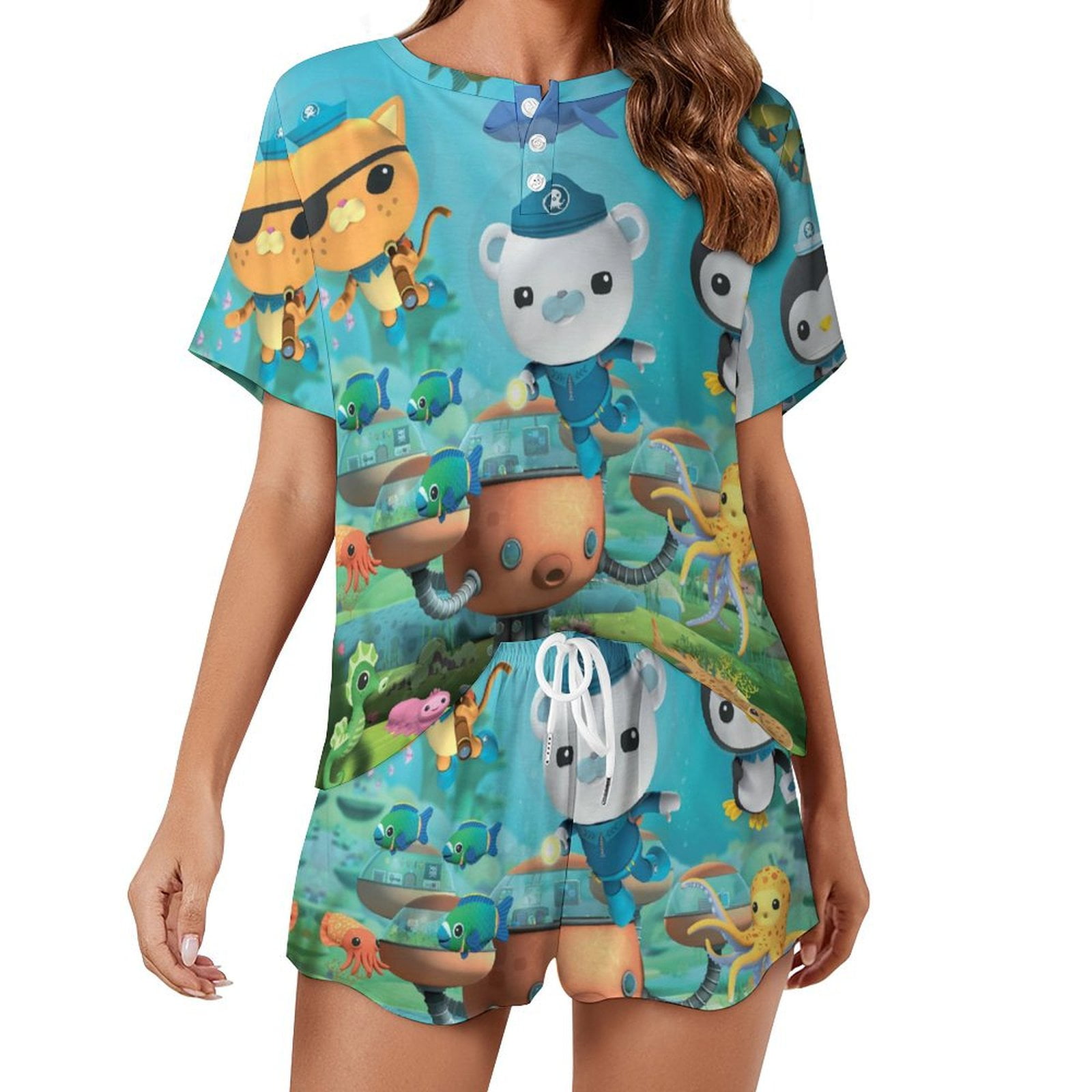 Octonauts Women Pajamas Set Loungewear Sleepwear 2 Piece PJ Sets ...