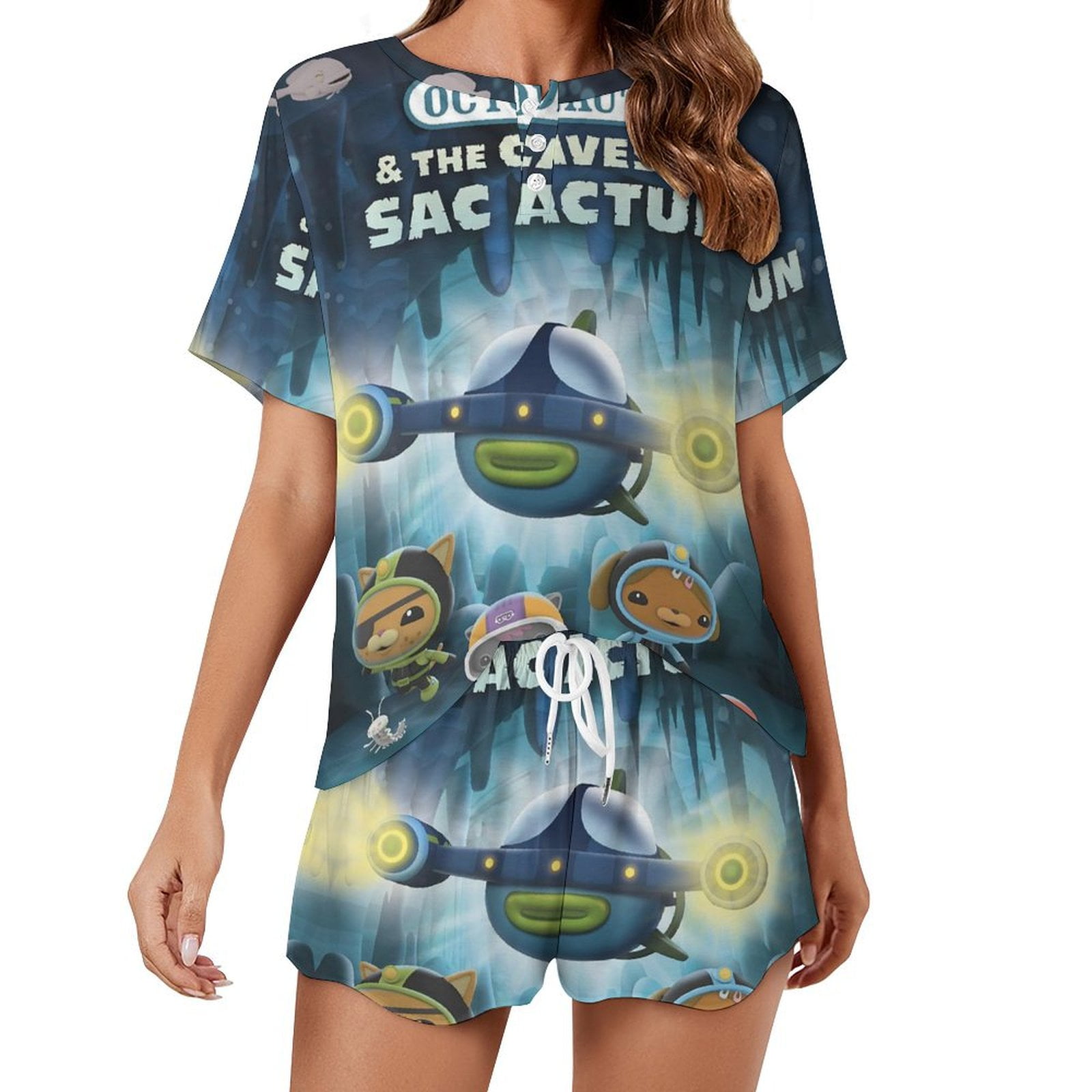 Octonauts Women Pajamas Set Loungewear Sleepwear 2 Piece PJ Sets ...