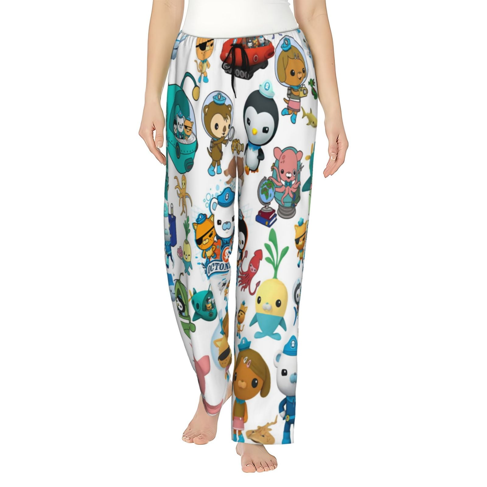 Octonauts Women's Pajama Pants, Comfy All Over Print Lounge Pants ...