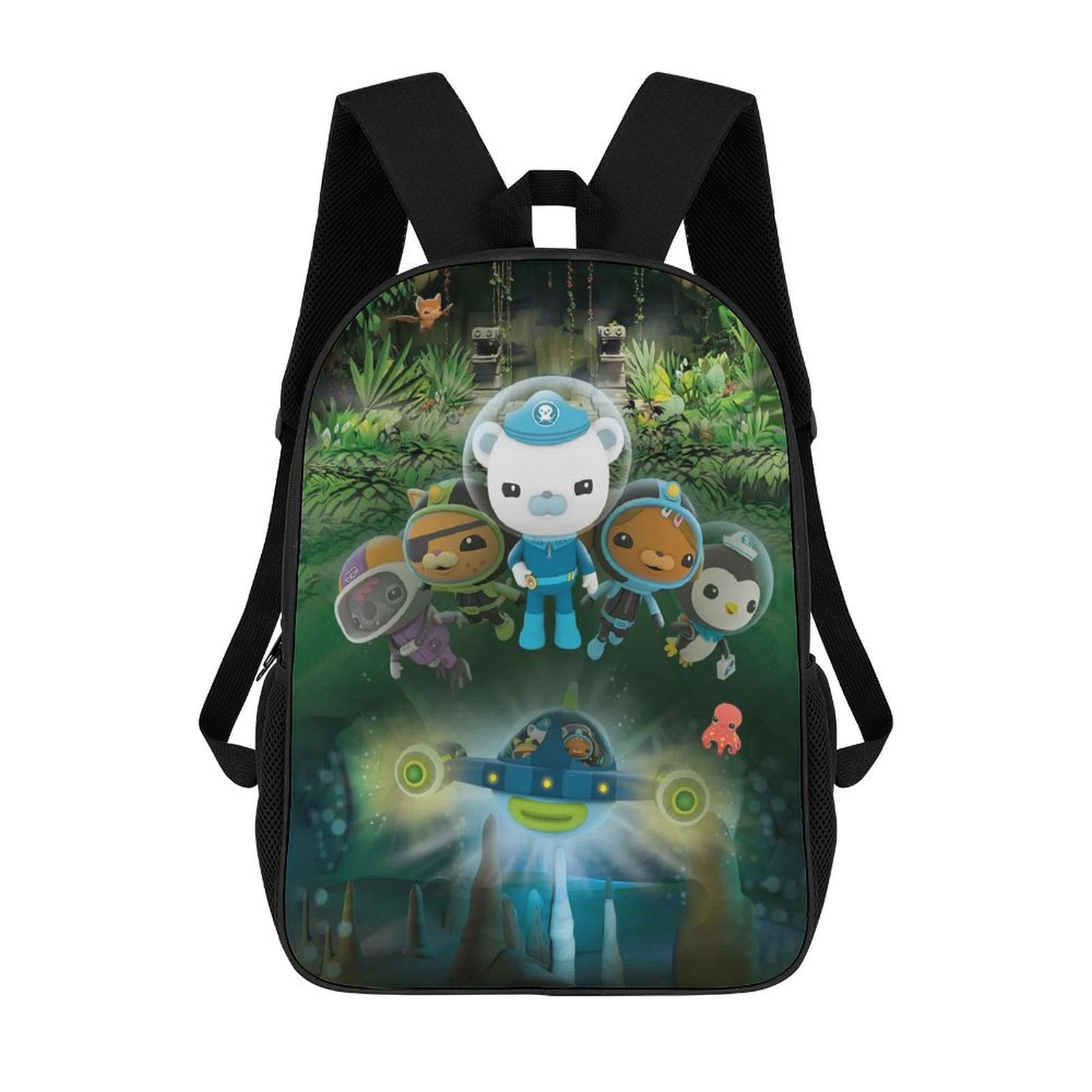 Octonauts Backpack 17 Inch Lightweight Anime Print Design School ...