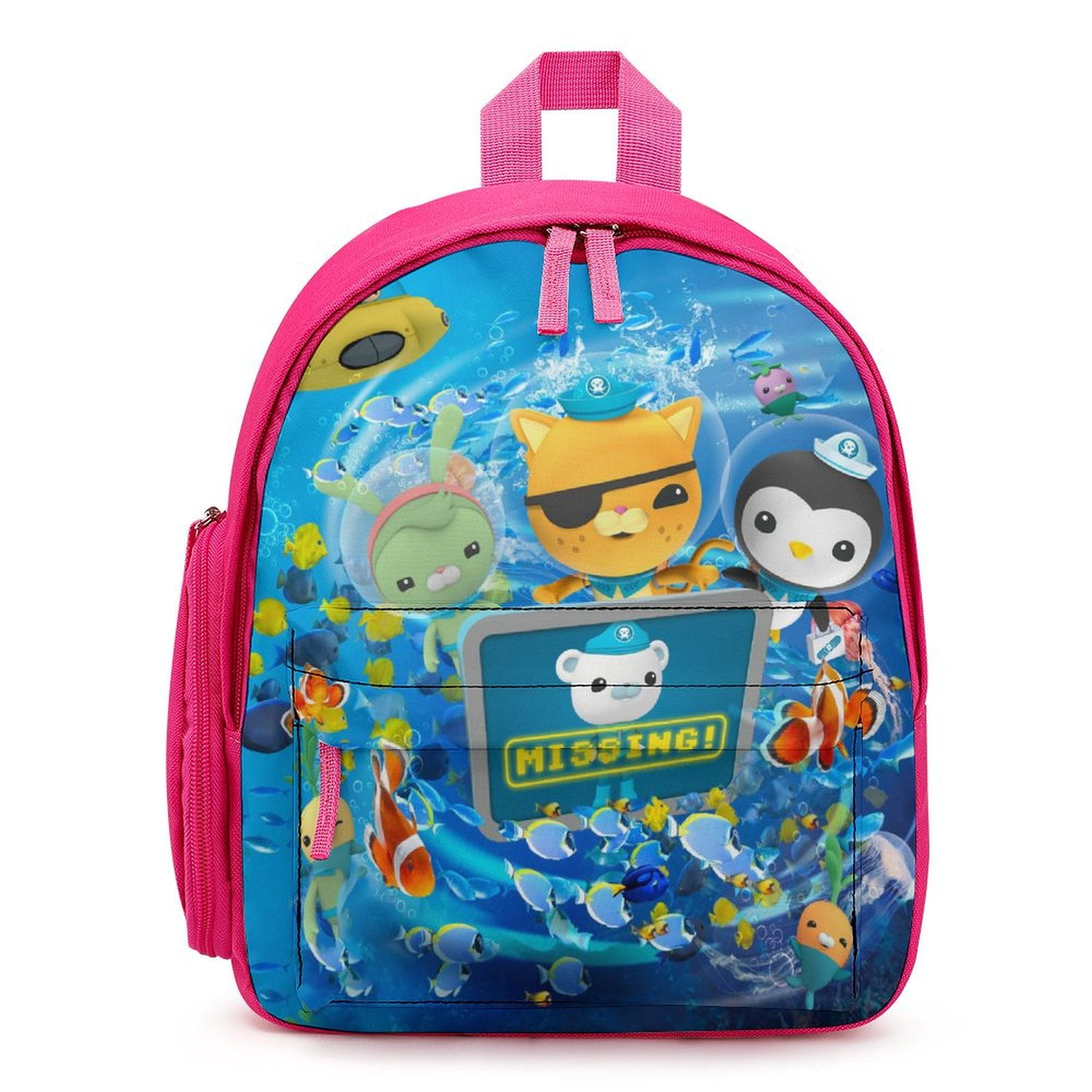 Octonauts Elements Kids Backpacks with Name Tag Kindergarten Toddler ...