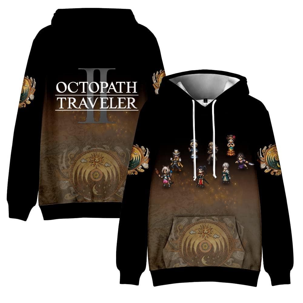 Octopath Traveler 2 3D Hoodies 2025 Fashion Game Streetwear Women Men ...
