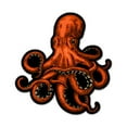 Octopus - 8" Vinyl Sticker - For Car Laptop I-Pad - Waterproof Decal ...