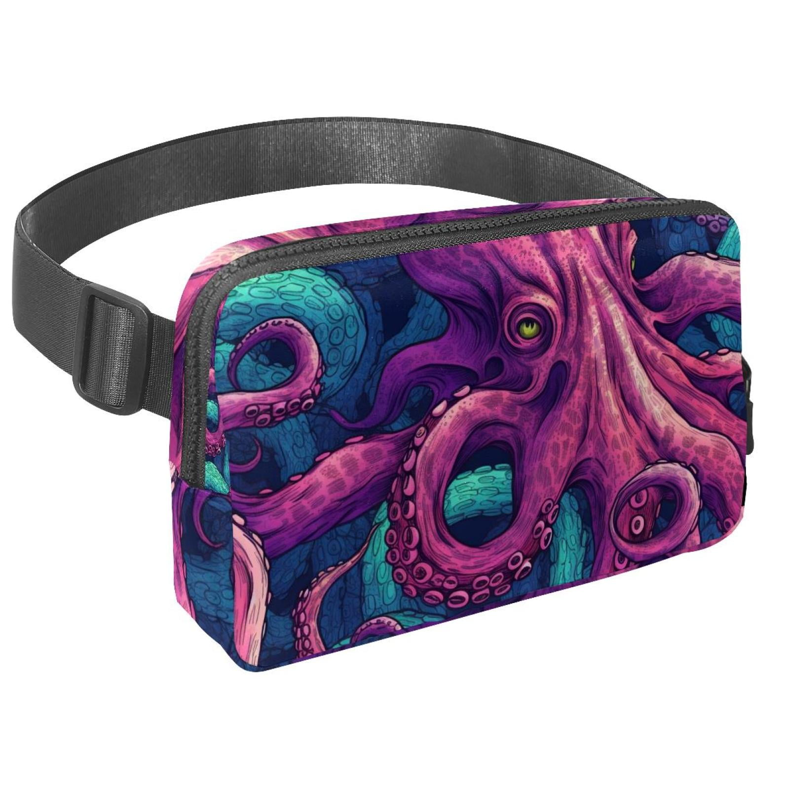 Octopus Adjustable Lightweight Unisex Waist Packs Fanny Bag with ...