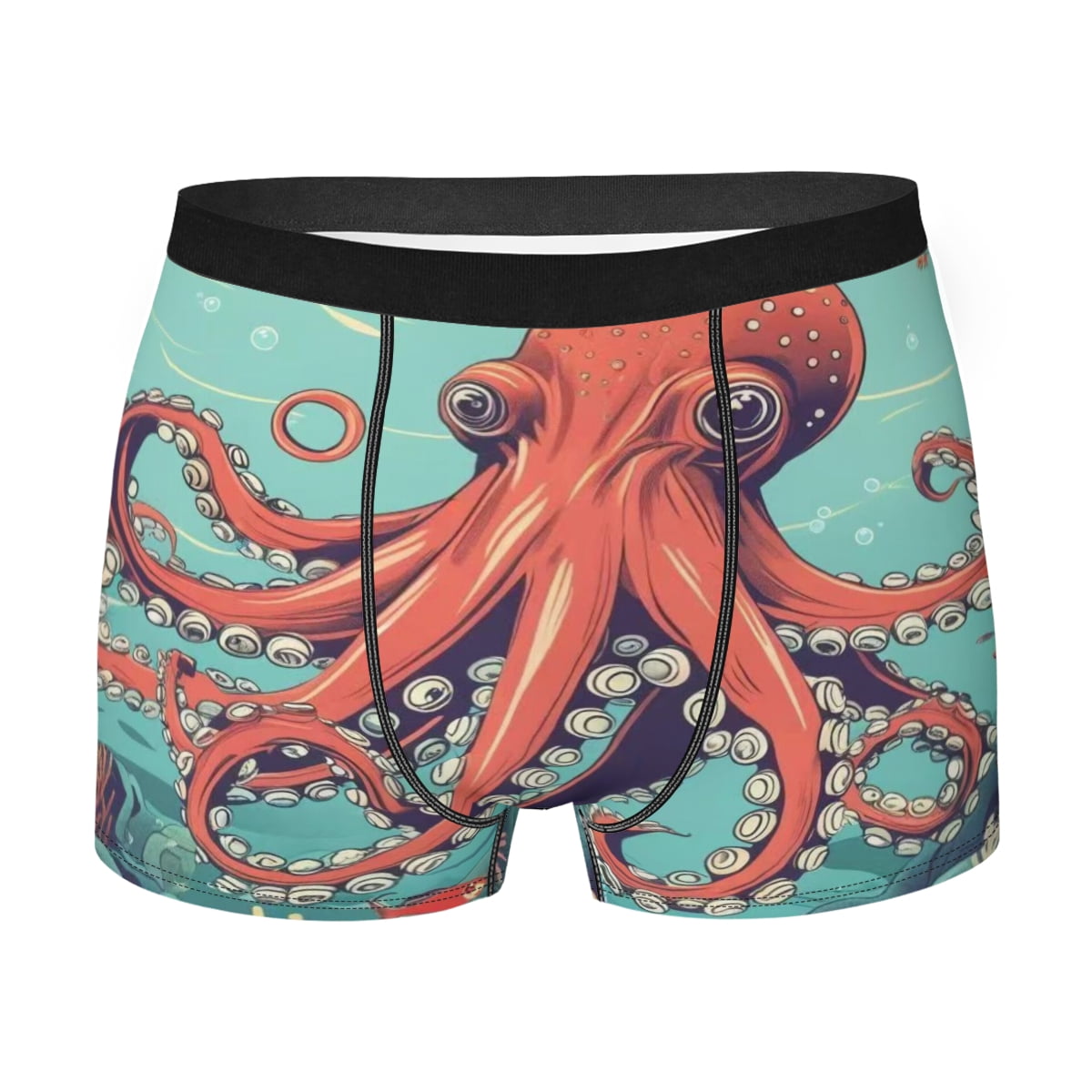Octopus Art Boxer Shorts For Man 3D Print Male Underwear Panties Briefs ...