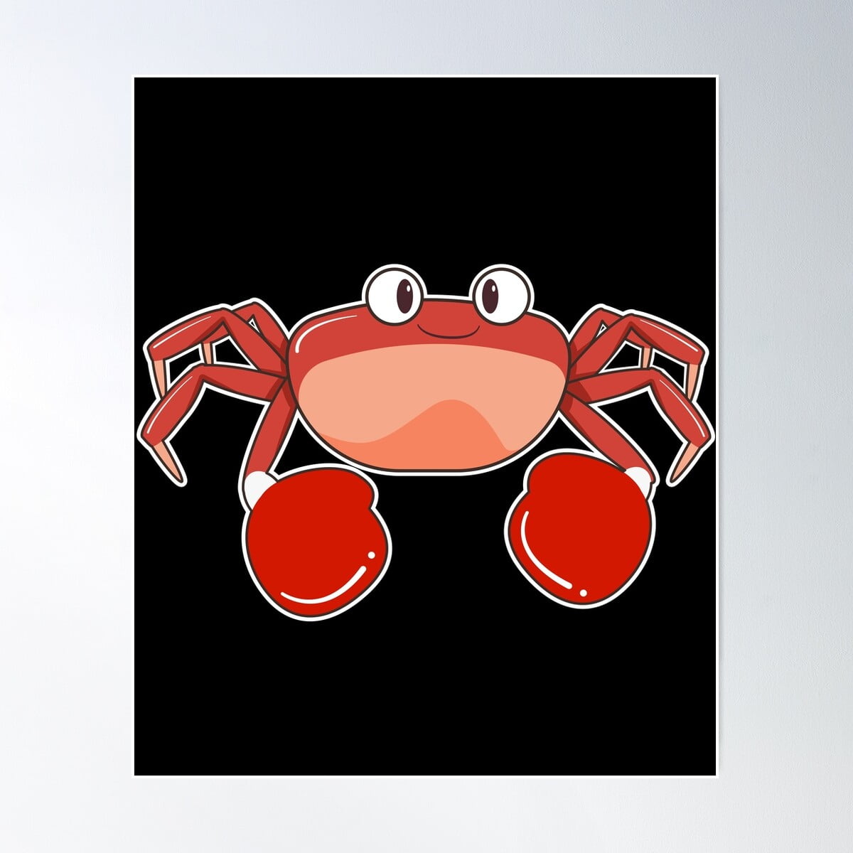 Octopus As Boxer With Boxing Gloves Poster Wall Art, Modern Wall Decor ...