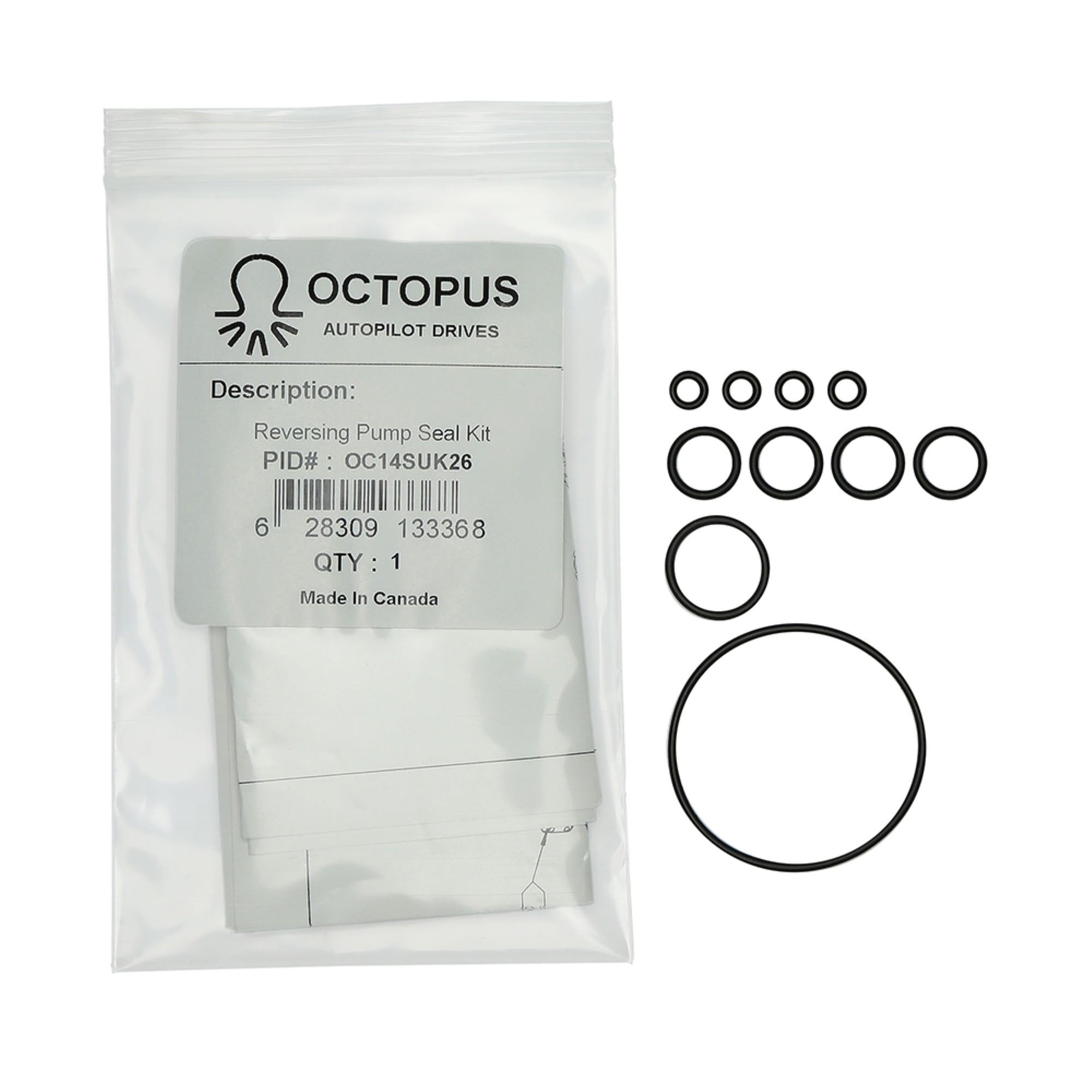 Octopus Autopilot Drives - Octopus Seal Kit f/ Reversing Pump (CW7126 ...
