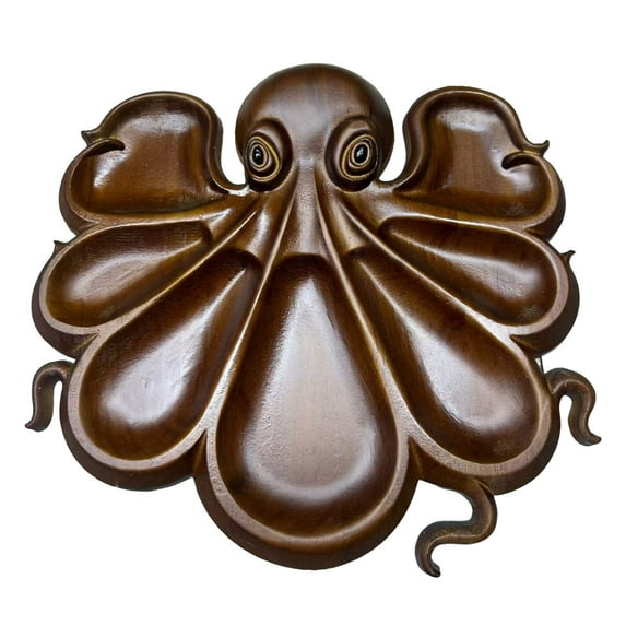 Octopus Charcuterie Platter, 2025 New Ocean Themed Cheese Bread Board ...