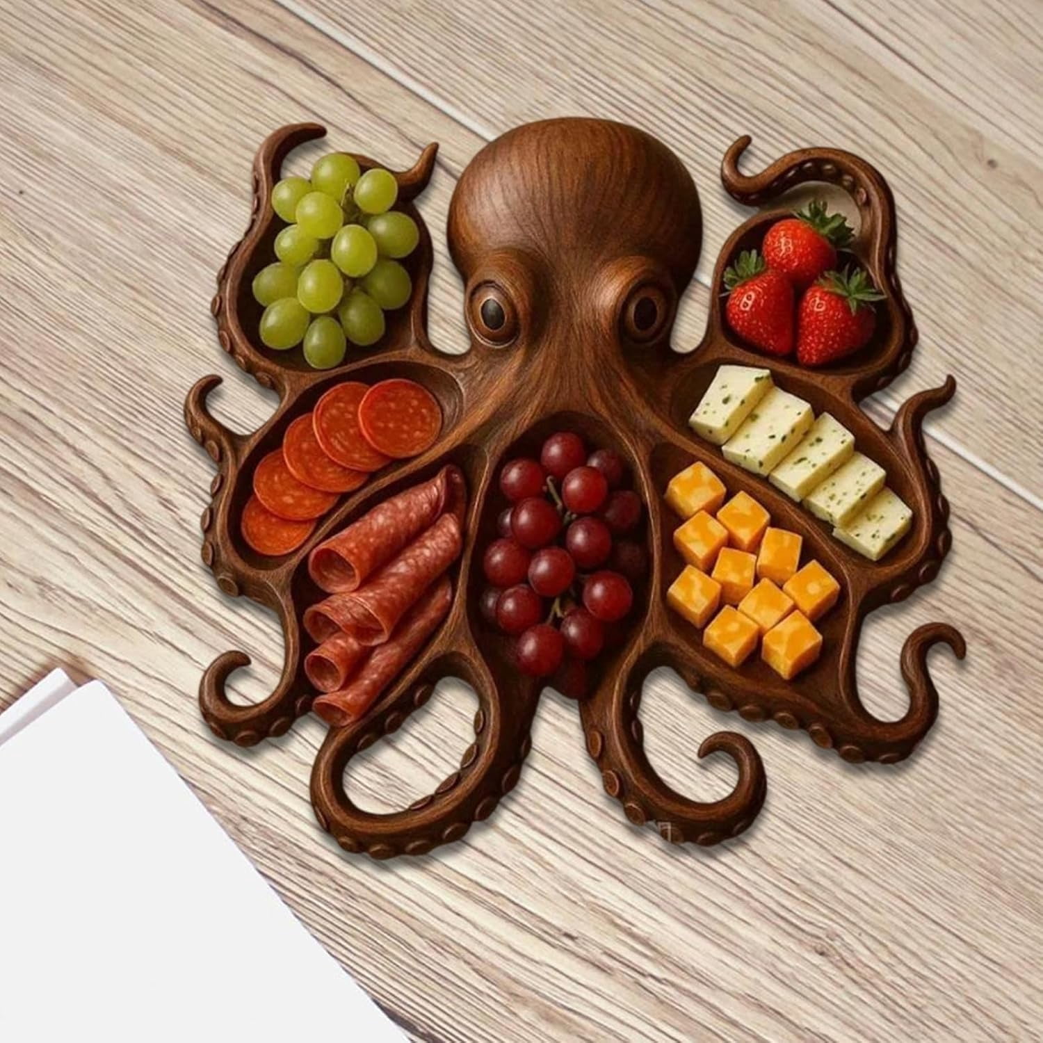 Octopus Charcuterie Platter, Octopus Themed Party Charcuterie Board ...