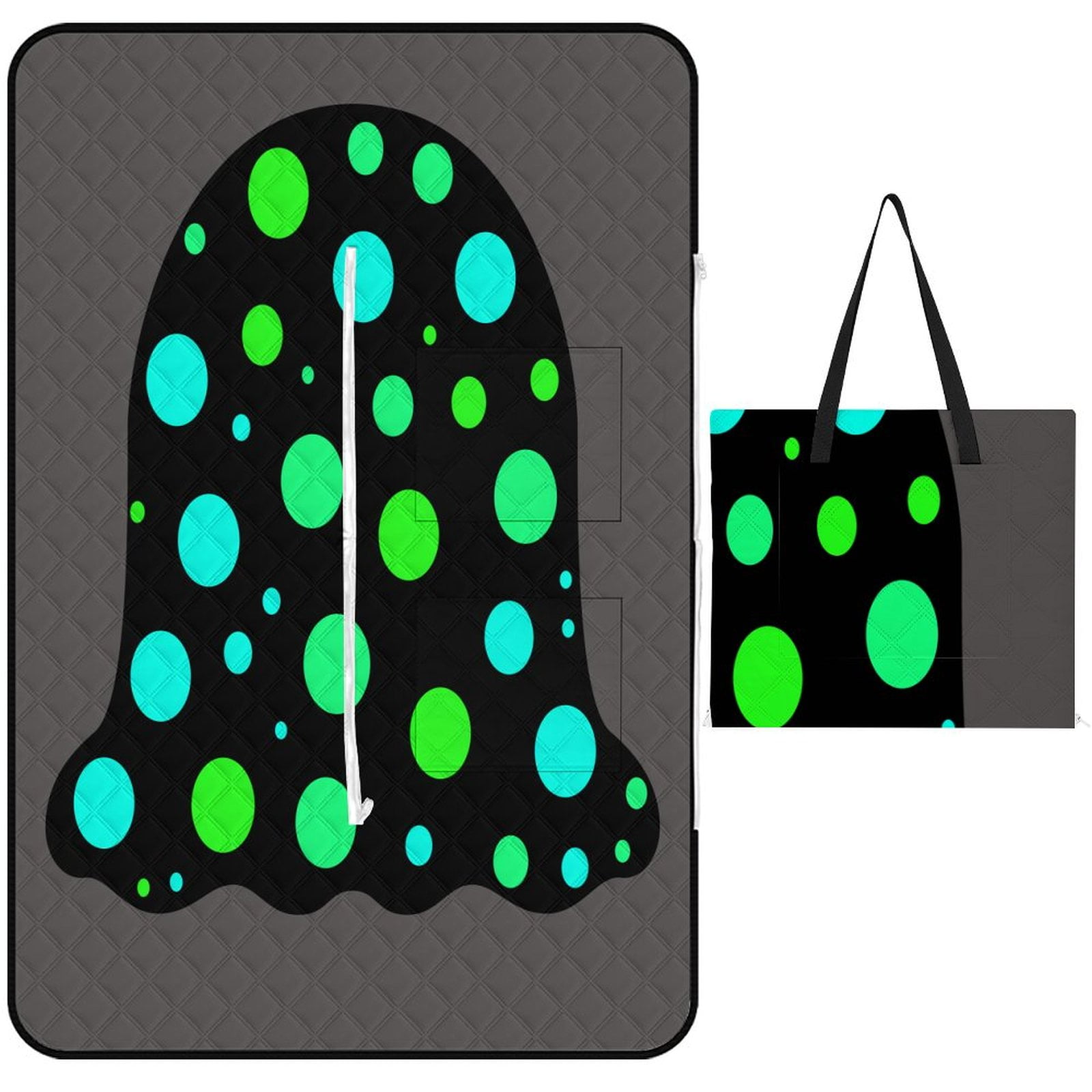 Octopus Circle Waterproof Beach Mat Folding Mattress Portable ...